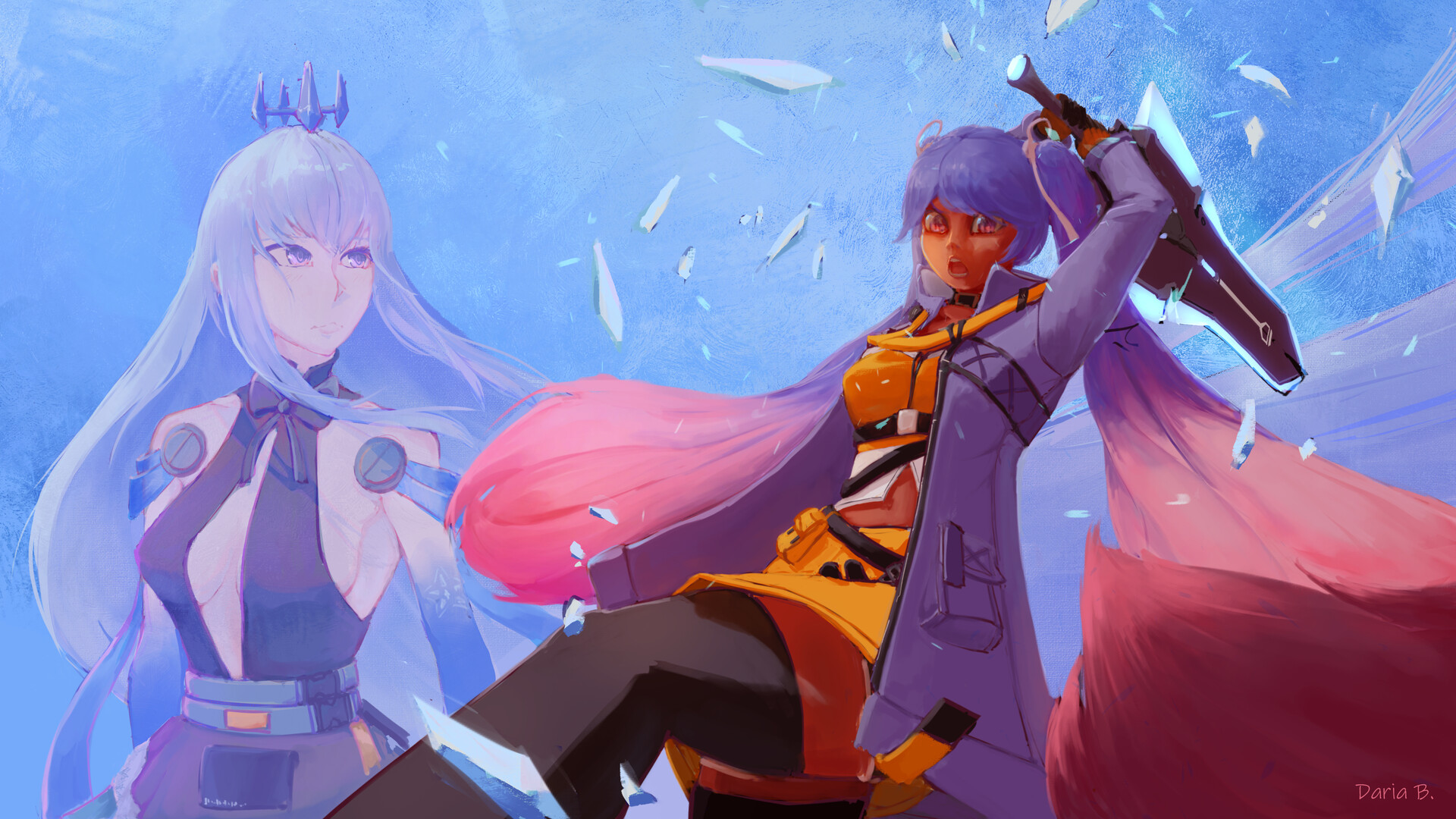 ArtStation - Wanderer - Tower of Fantasy fanart