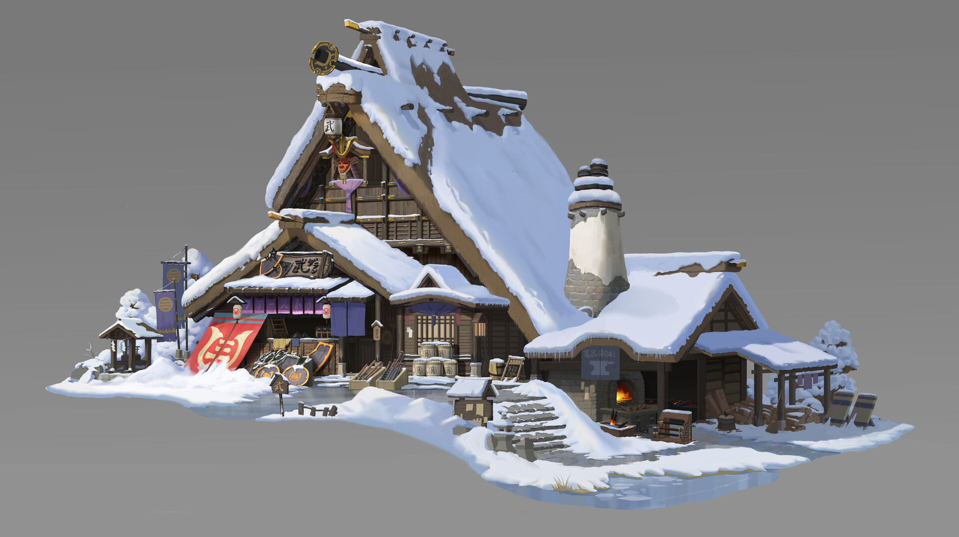 ArtStation - weapon shop