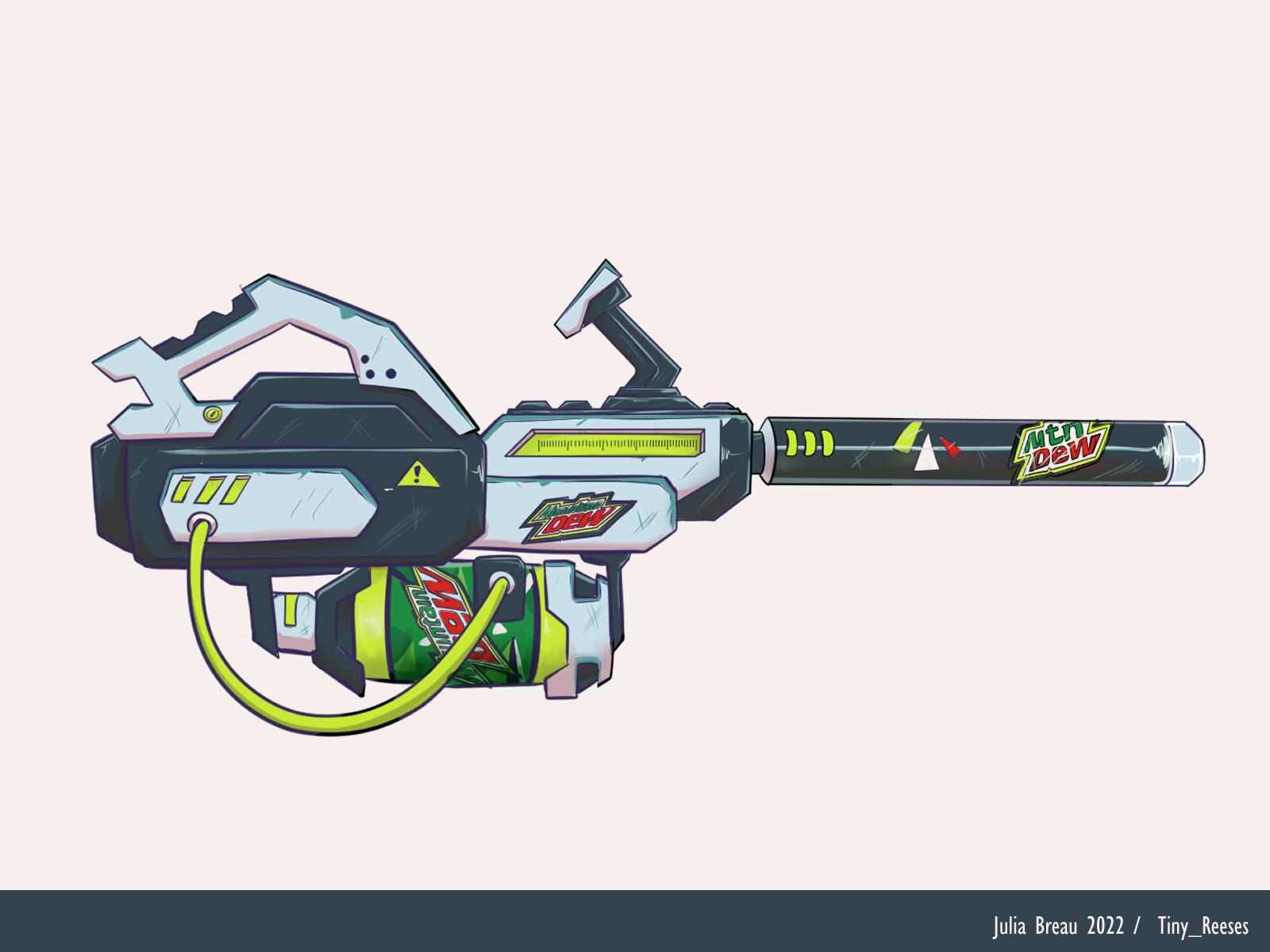 ArtStation - Mtn Dew Machine gun