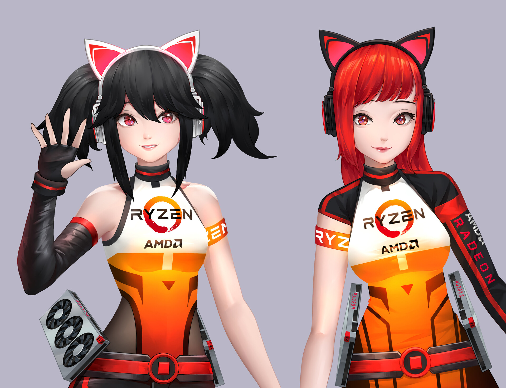 Neo Seojin - AMD's Mascot Characters