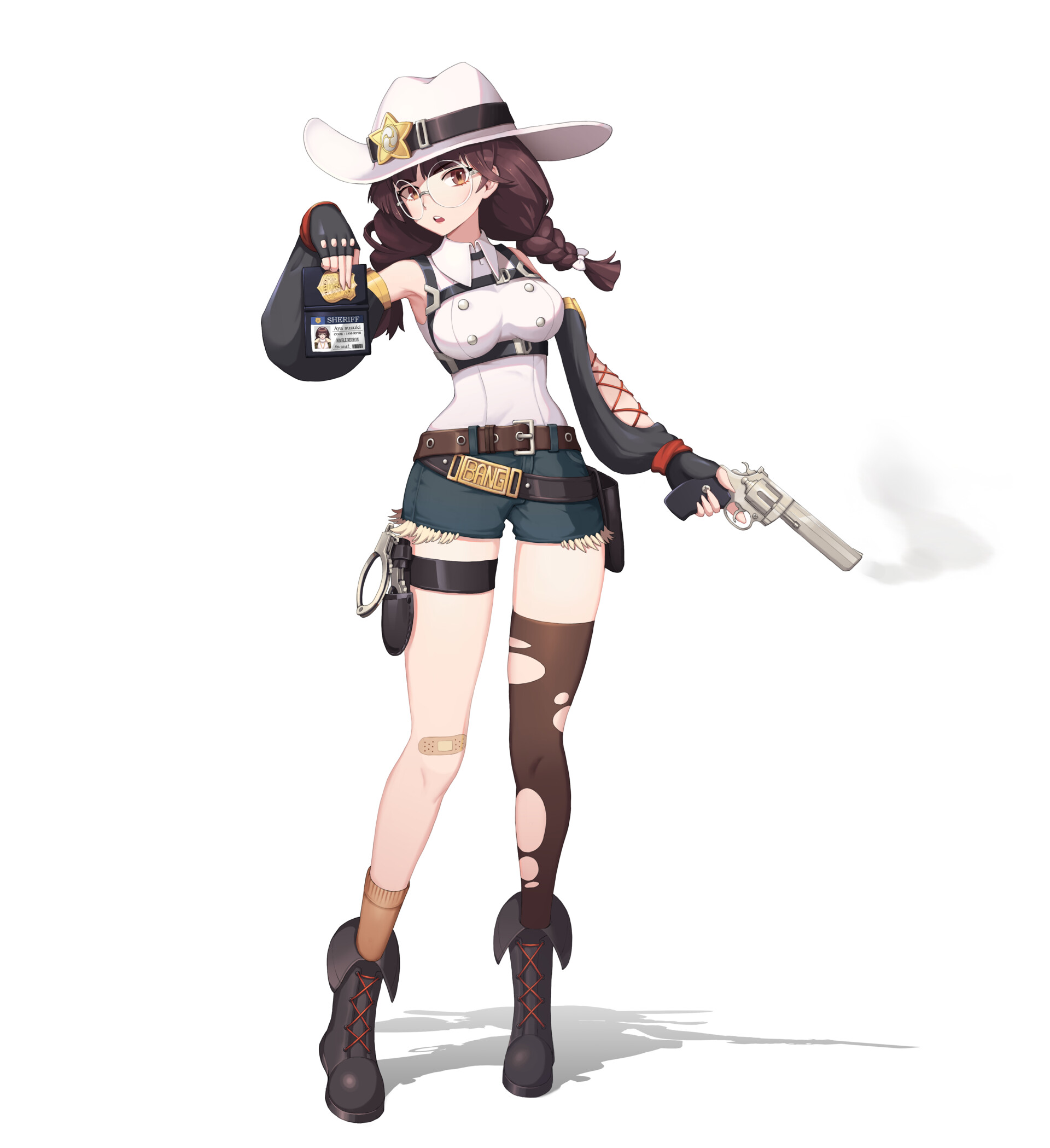 ArtStation - Eternal Return Fan Art ( Sheriff Aya Suzuki )