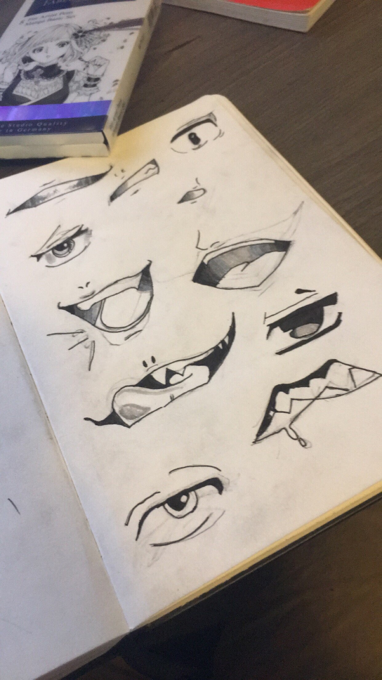 ArtStation - practice for manga faces