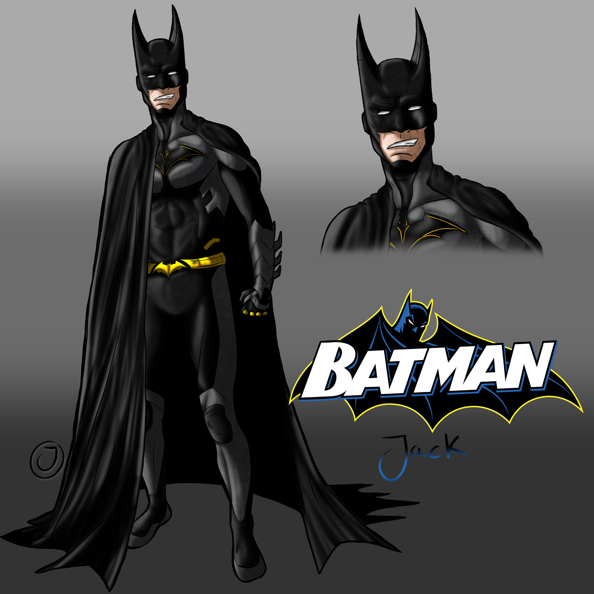 ArtStation - Self portrait as Batman