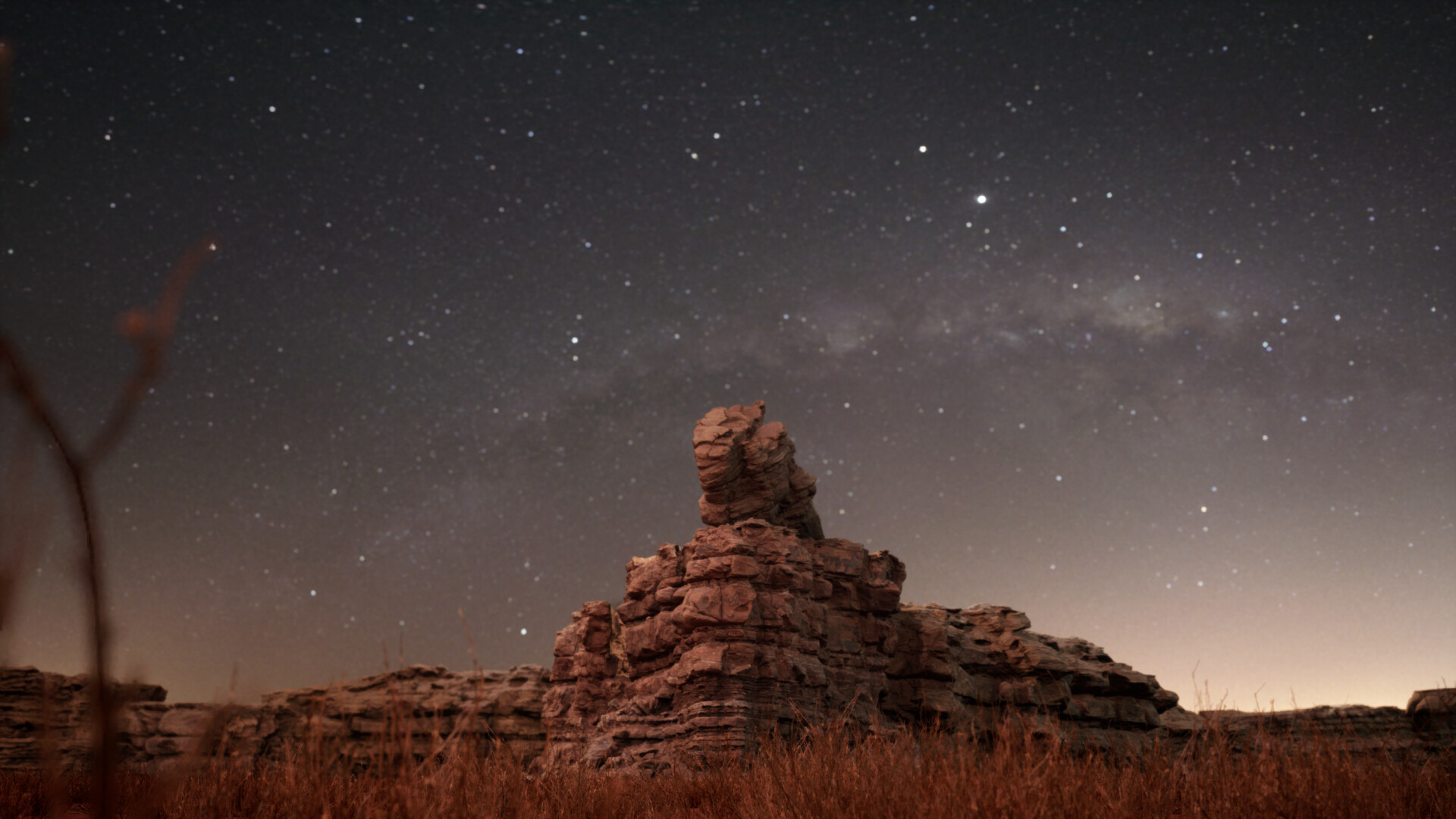 ArtStation - Night Sky At the Desert - Unreal Engine 5 w/ Megascans
