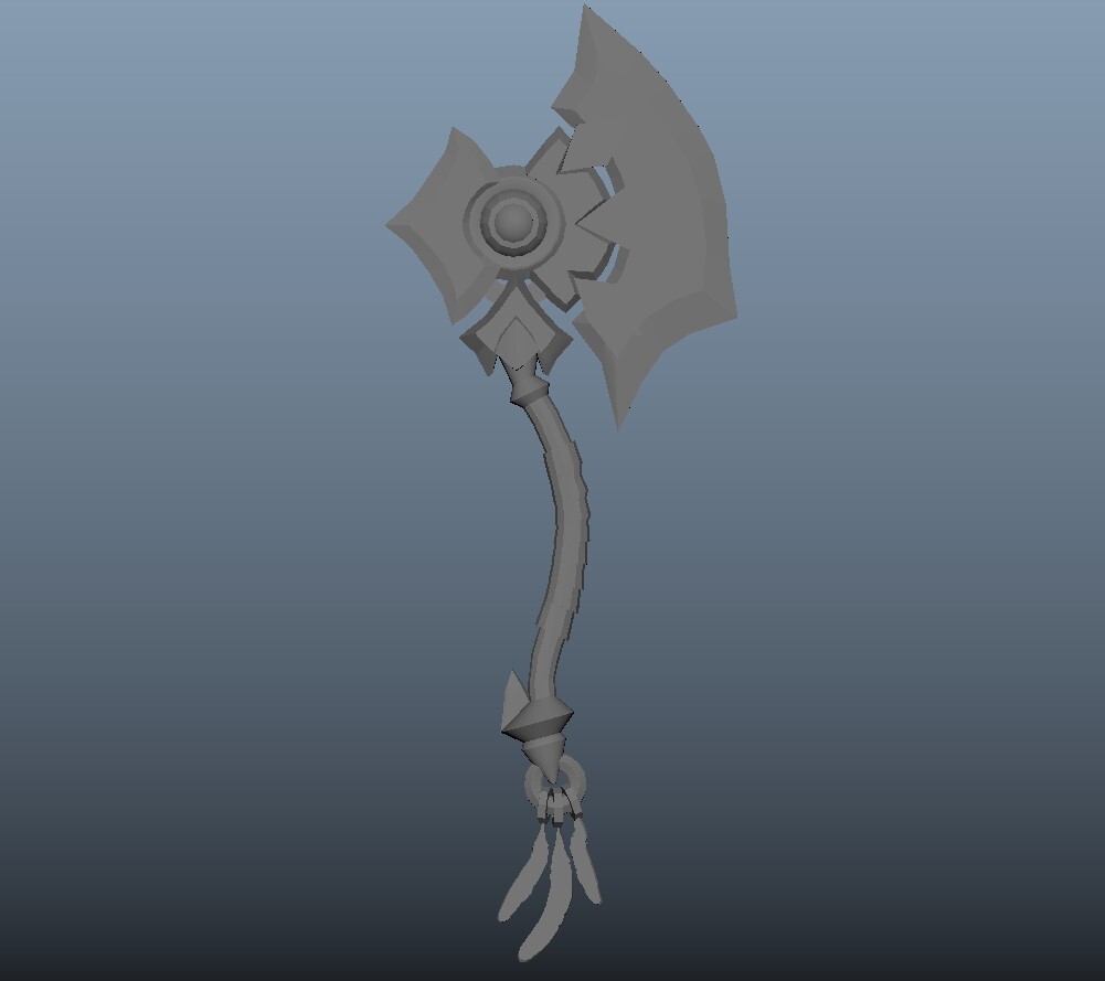 ArtStation - Weapon, Axe, Warhammer,Gaming Prop