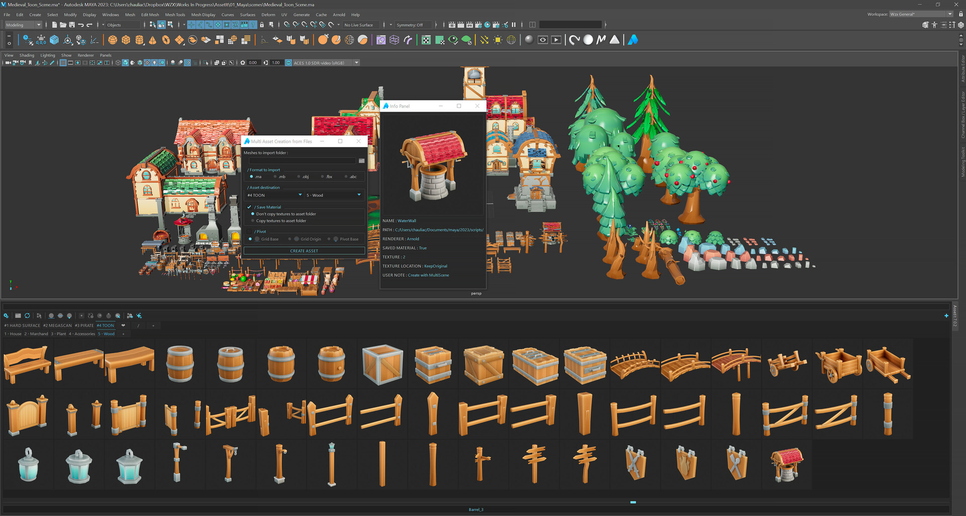 - Wizix - - Script AssetIt - Asset Manager for Maya