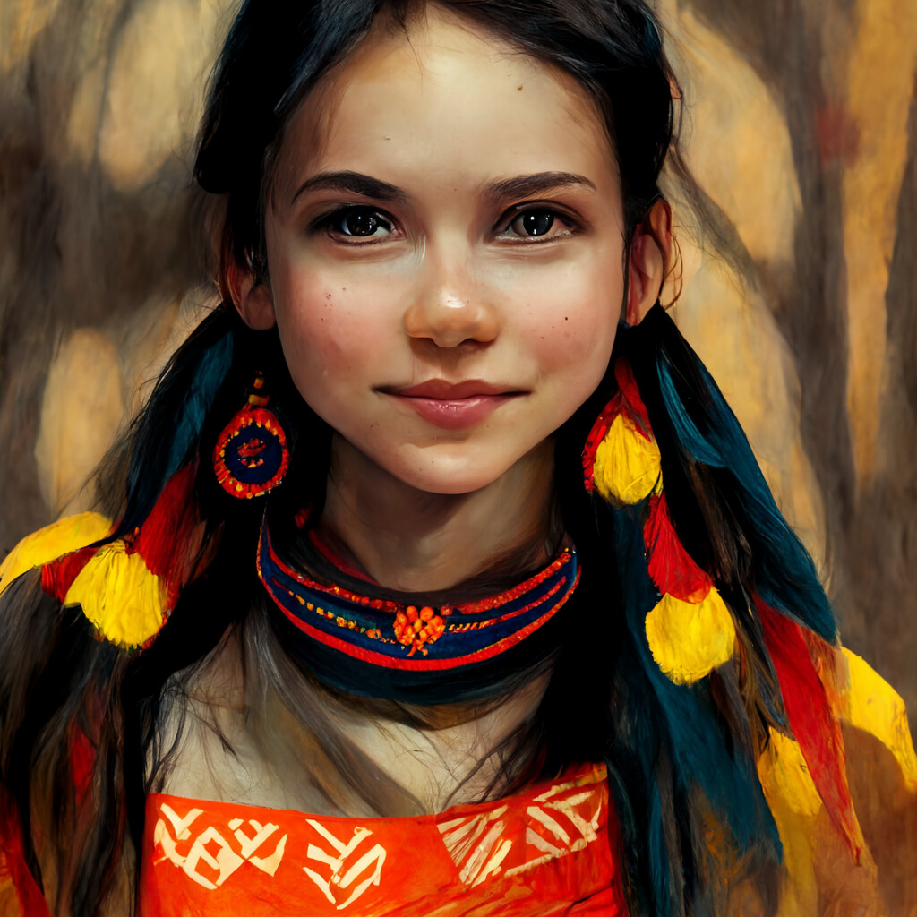 ArtStation - Tribal girl