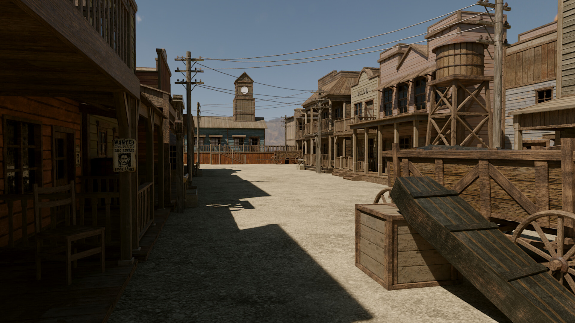 ArtStation - Western Village