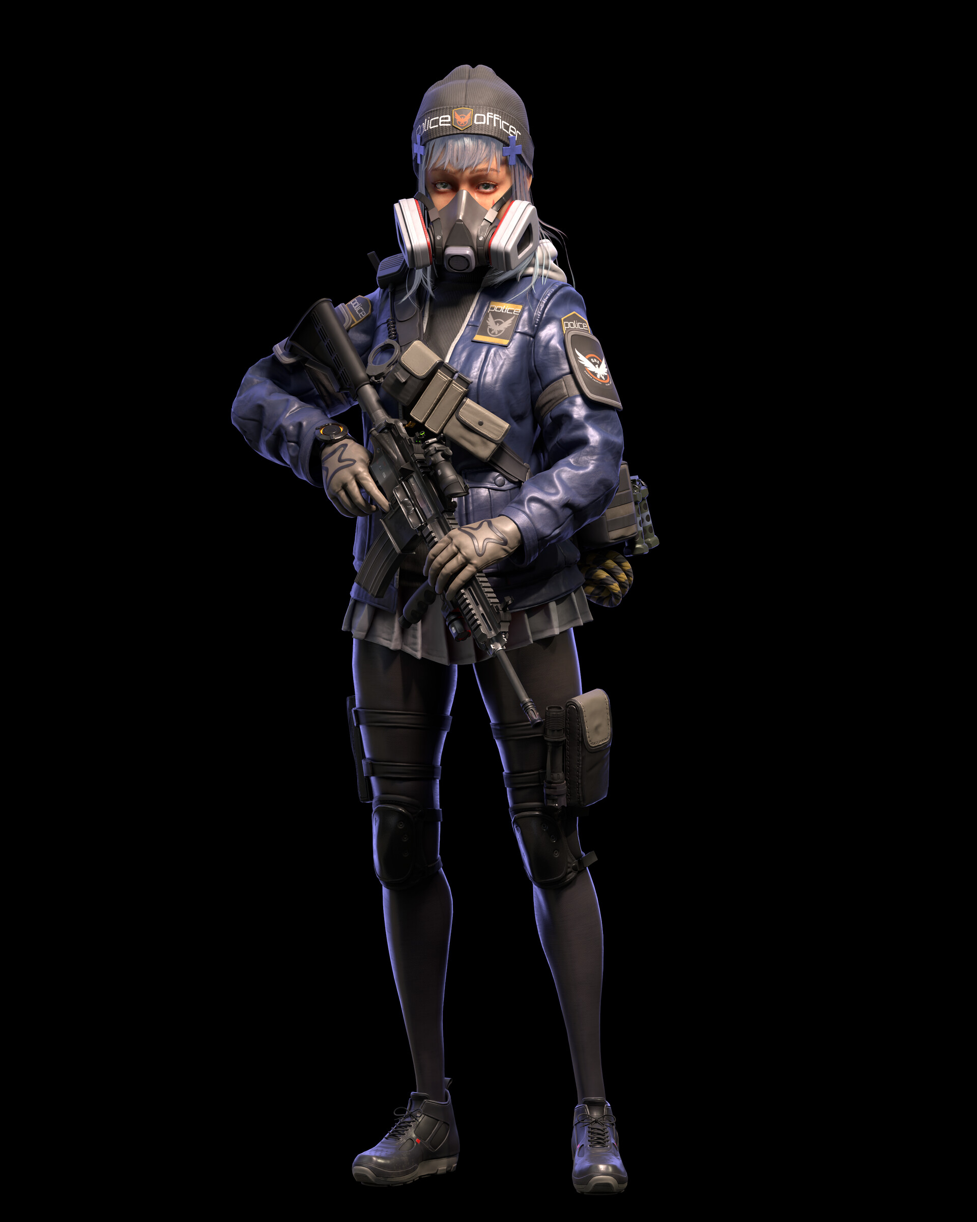 ArtStation - gun+girl_01