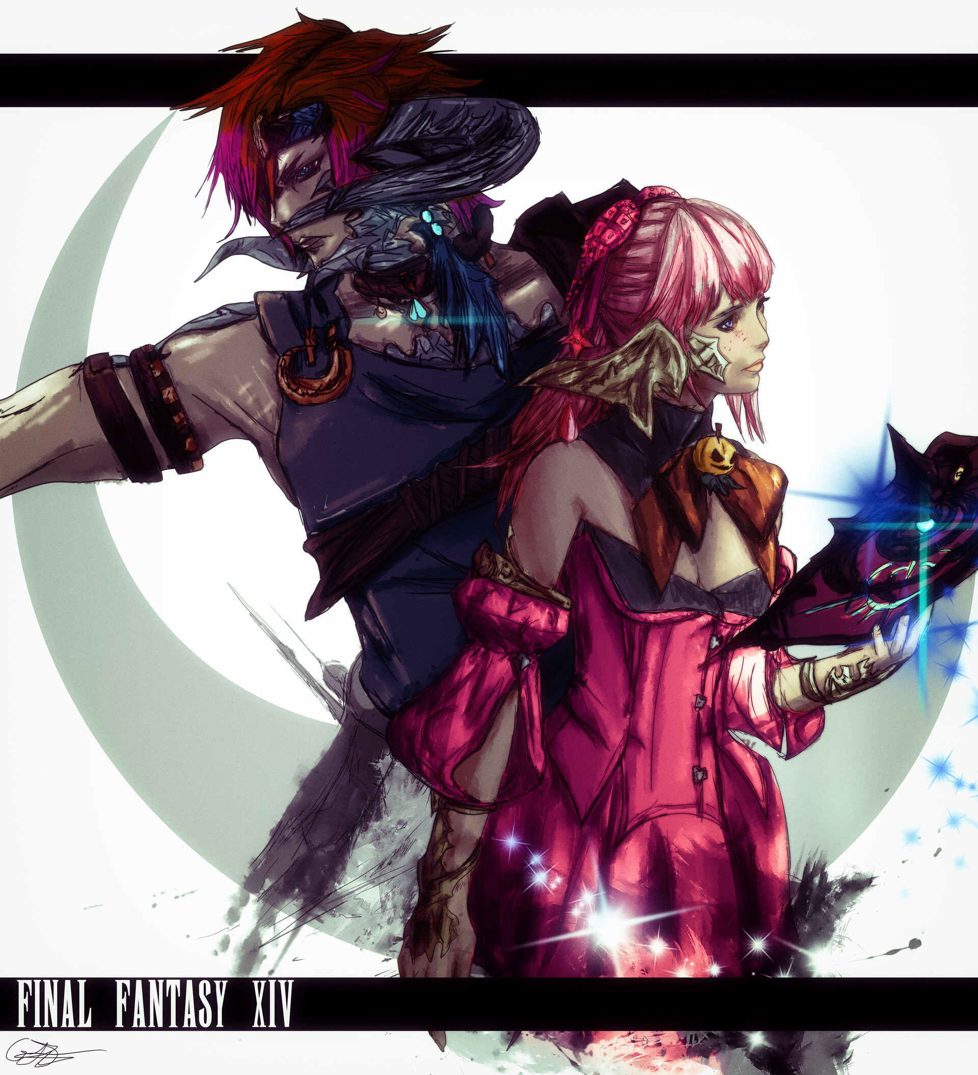 Gordon-Joshua Dance - Final Fantasy 14 fan art character 2