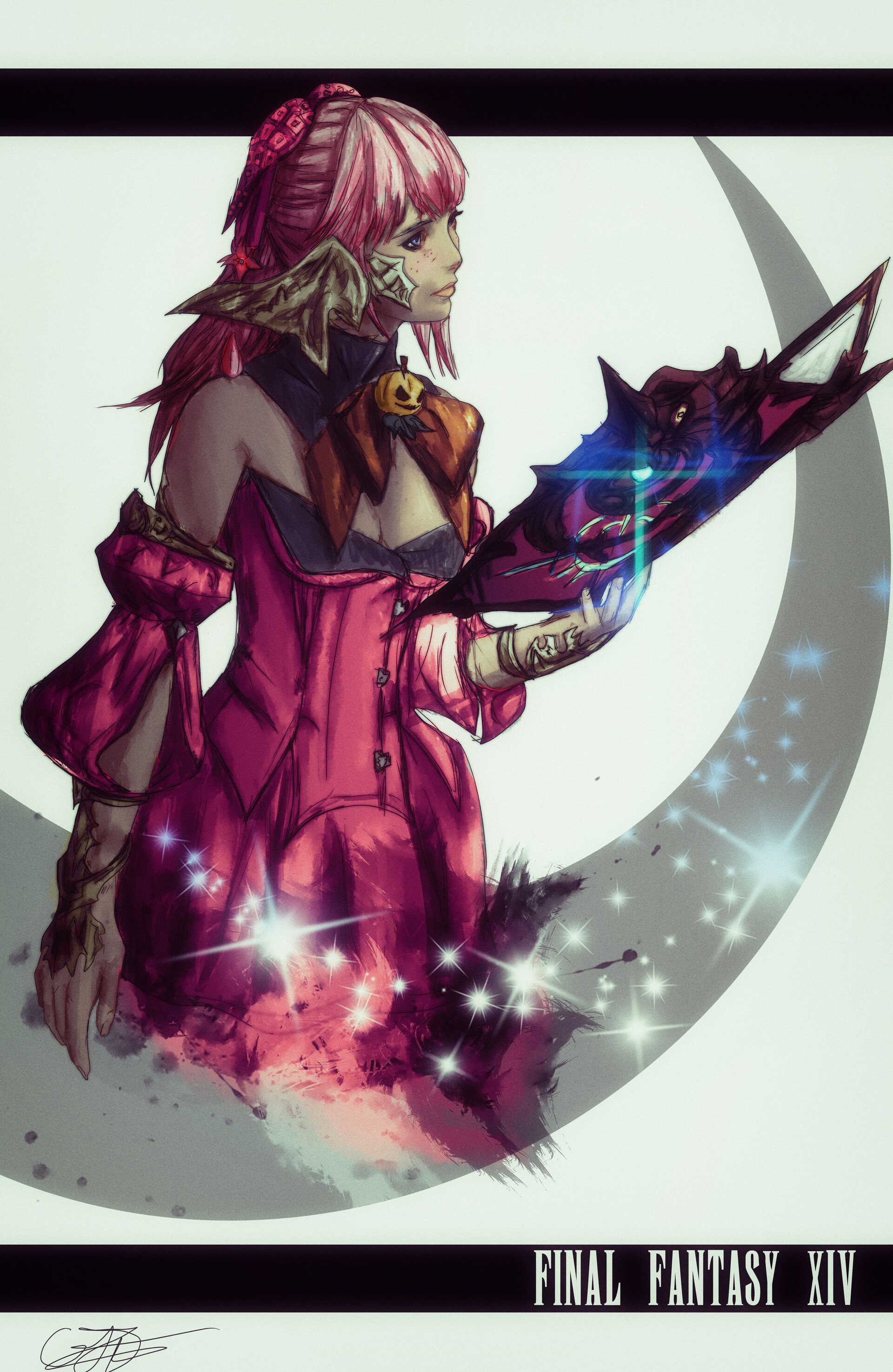 Gordon-Joshua Dance - Final Fantasy 14 fan art character 2