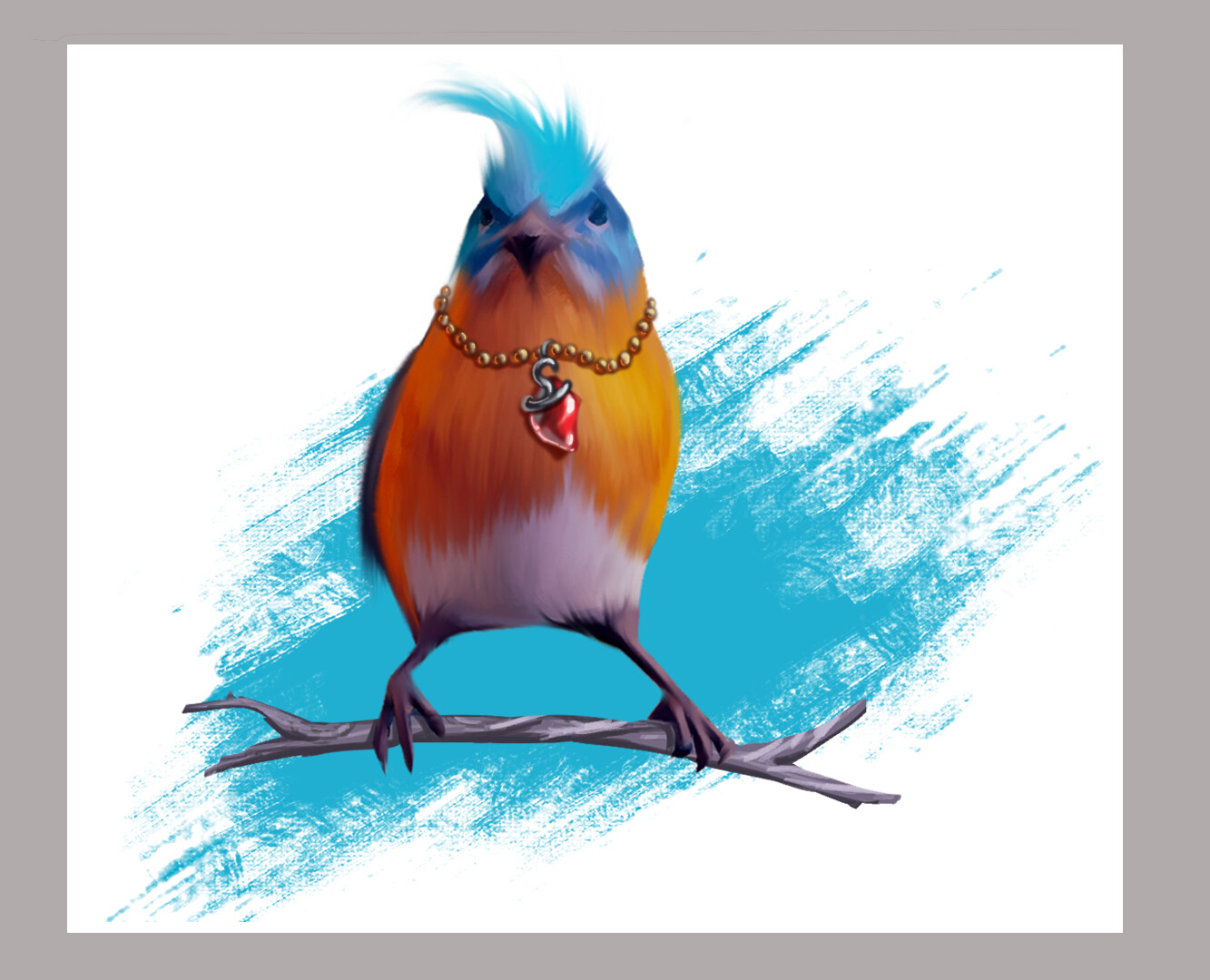 ArtStation - Bird with Diamond