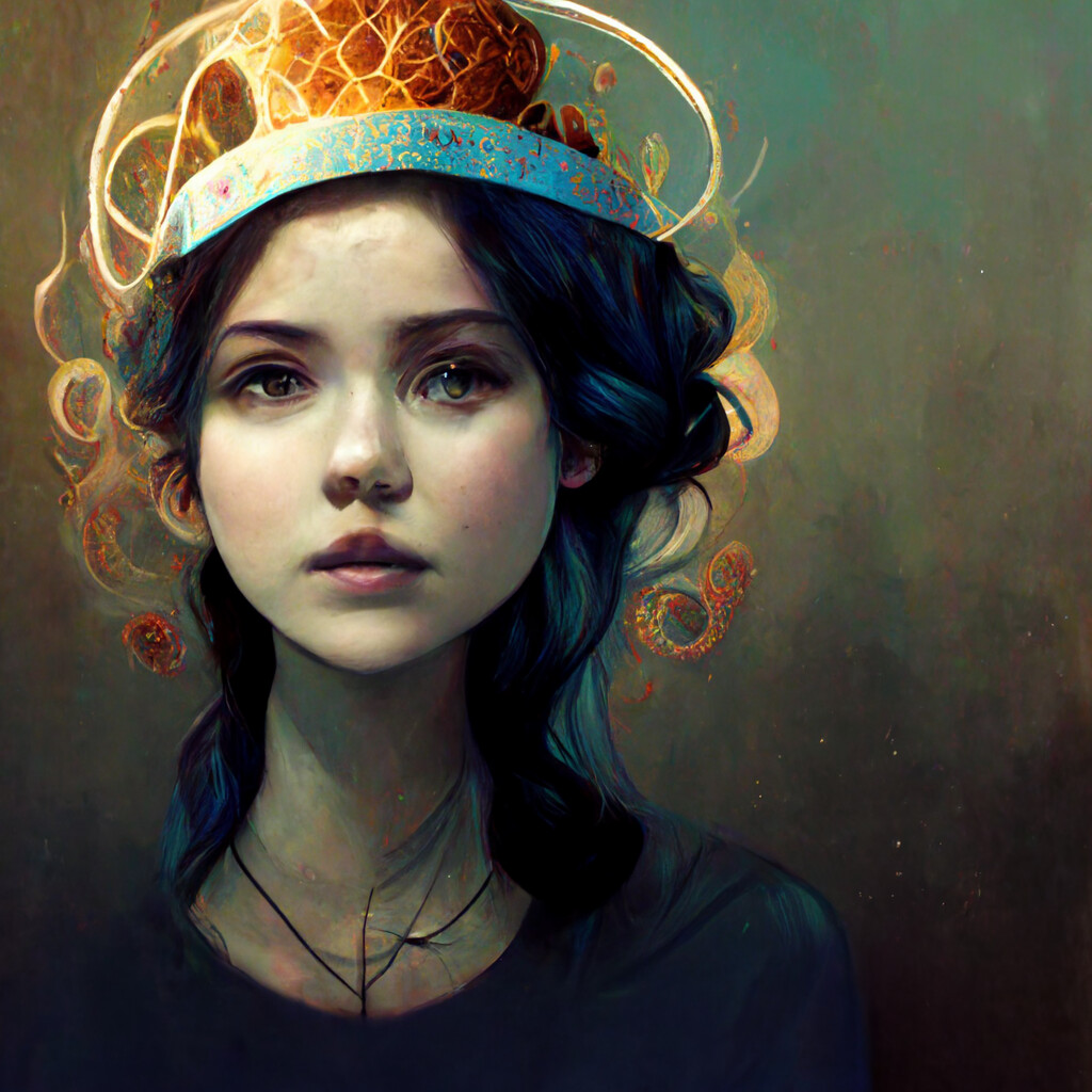 ArtStation - Natural fractal portrait play