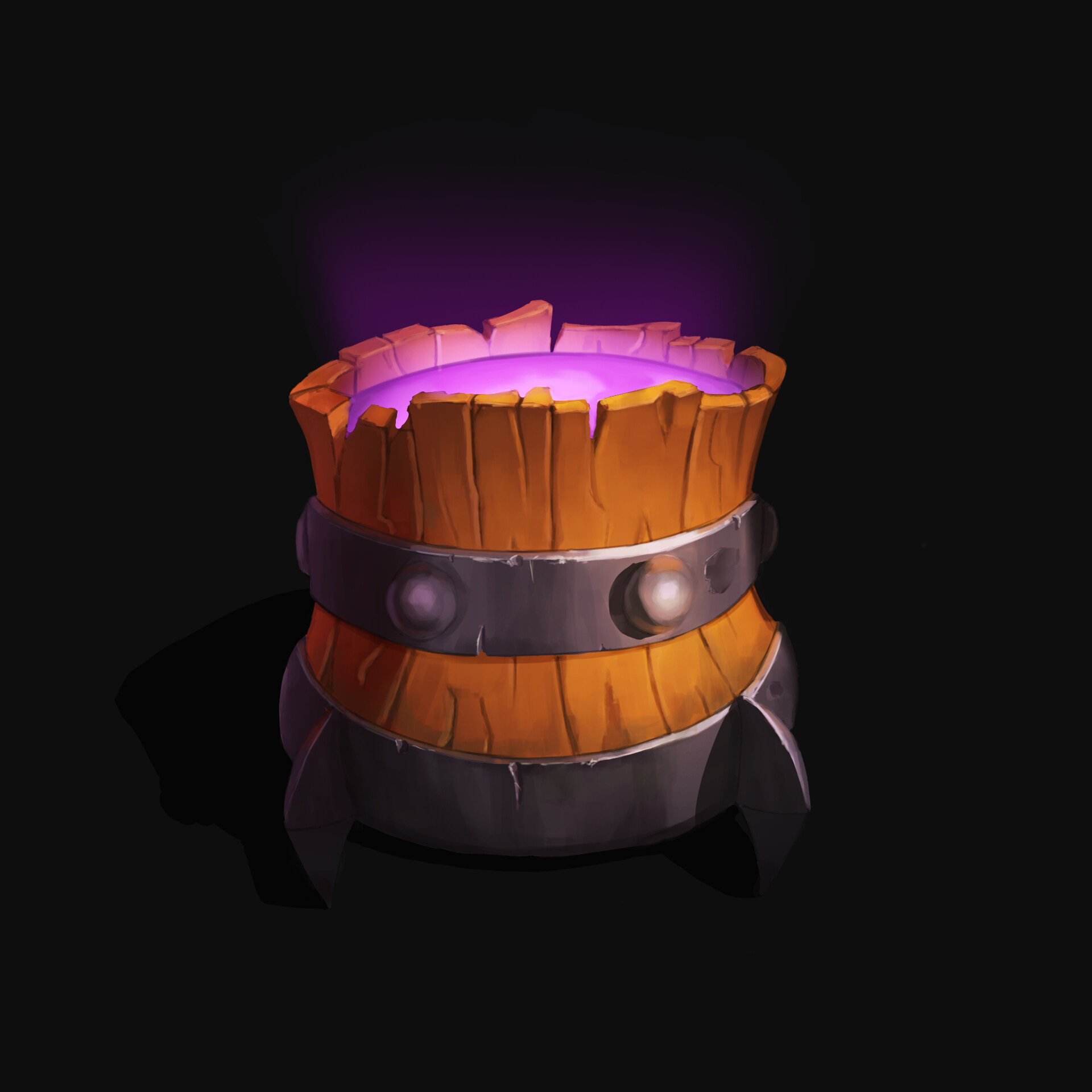 ArtStation - The wooden cauldron