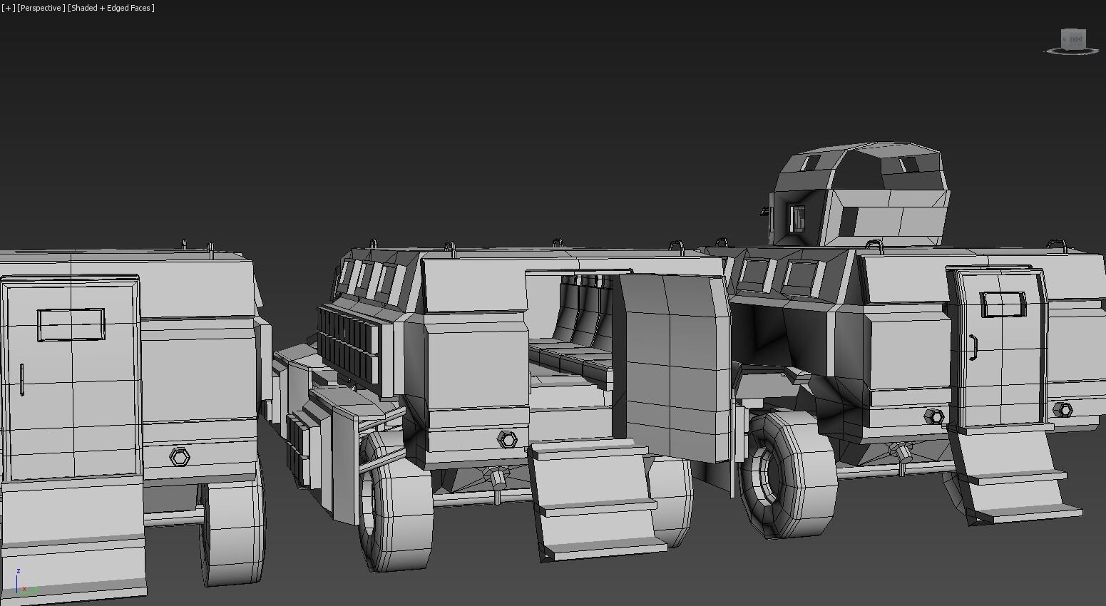 Mihai Cecusin - Joint Tactical Vehicle SciFi MRAP (unfnshd)