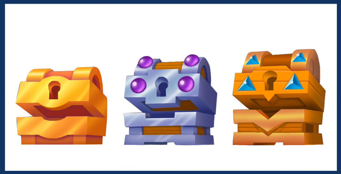 ArtStation - Render chests, icons