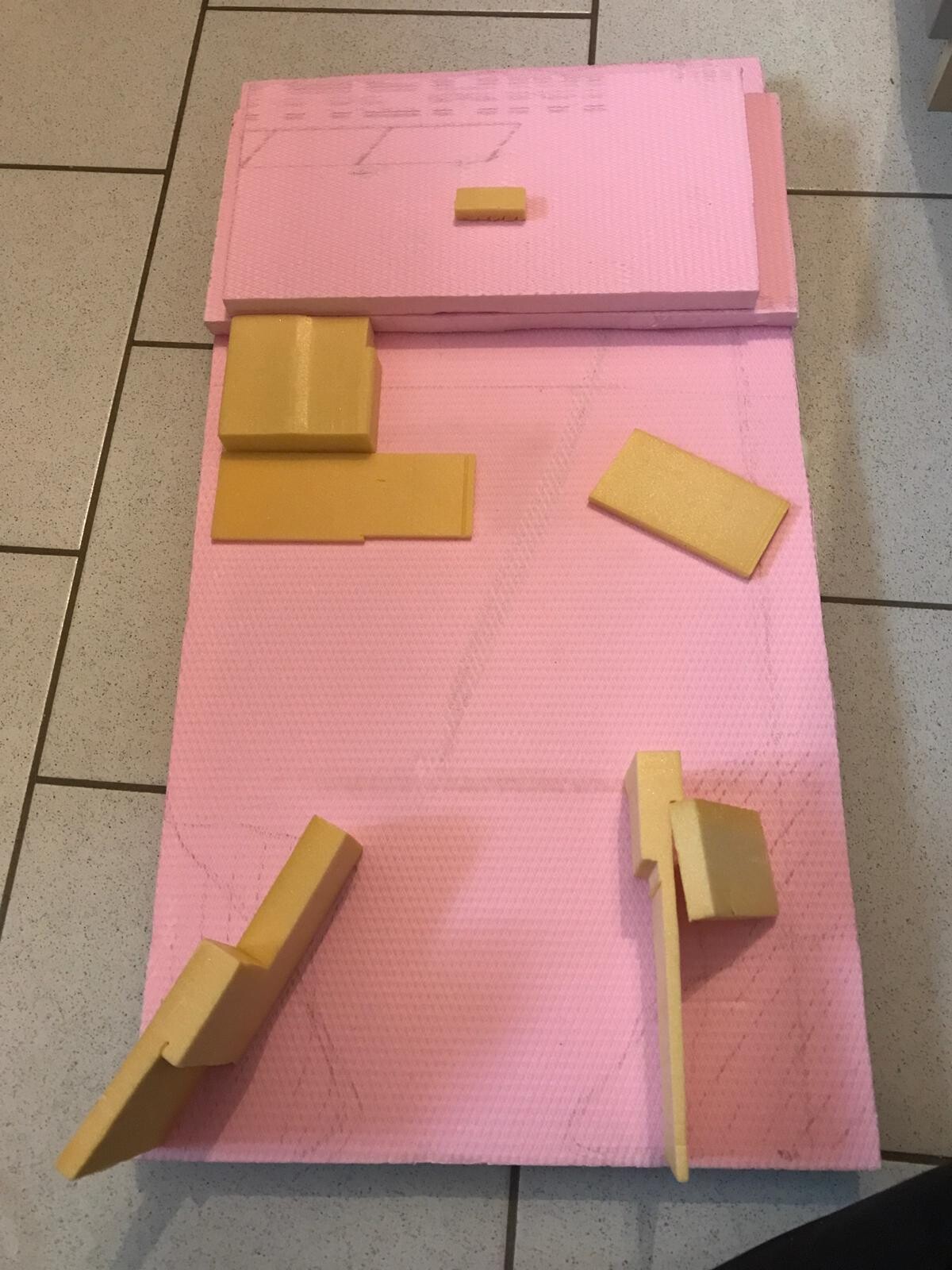 Michelle Frey - Moonscape made from Styrodur