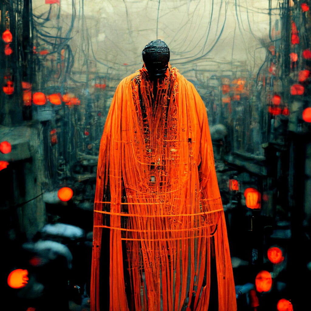 ArtStation - cyber monk