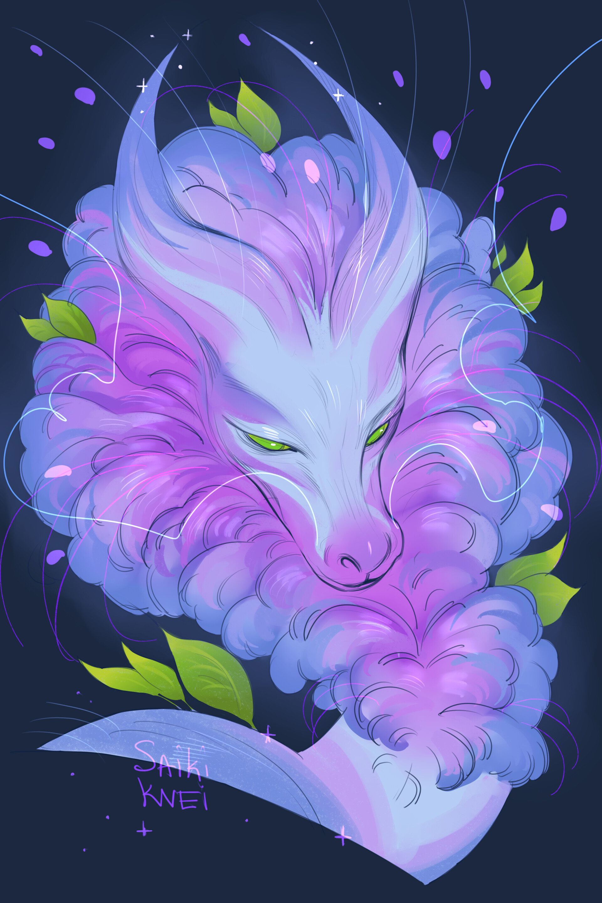 ArtStation - Flower dragon