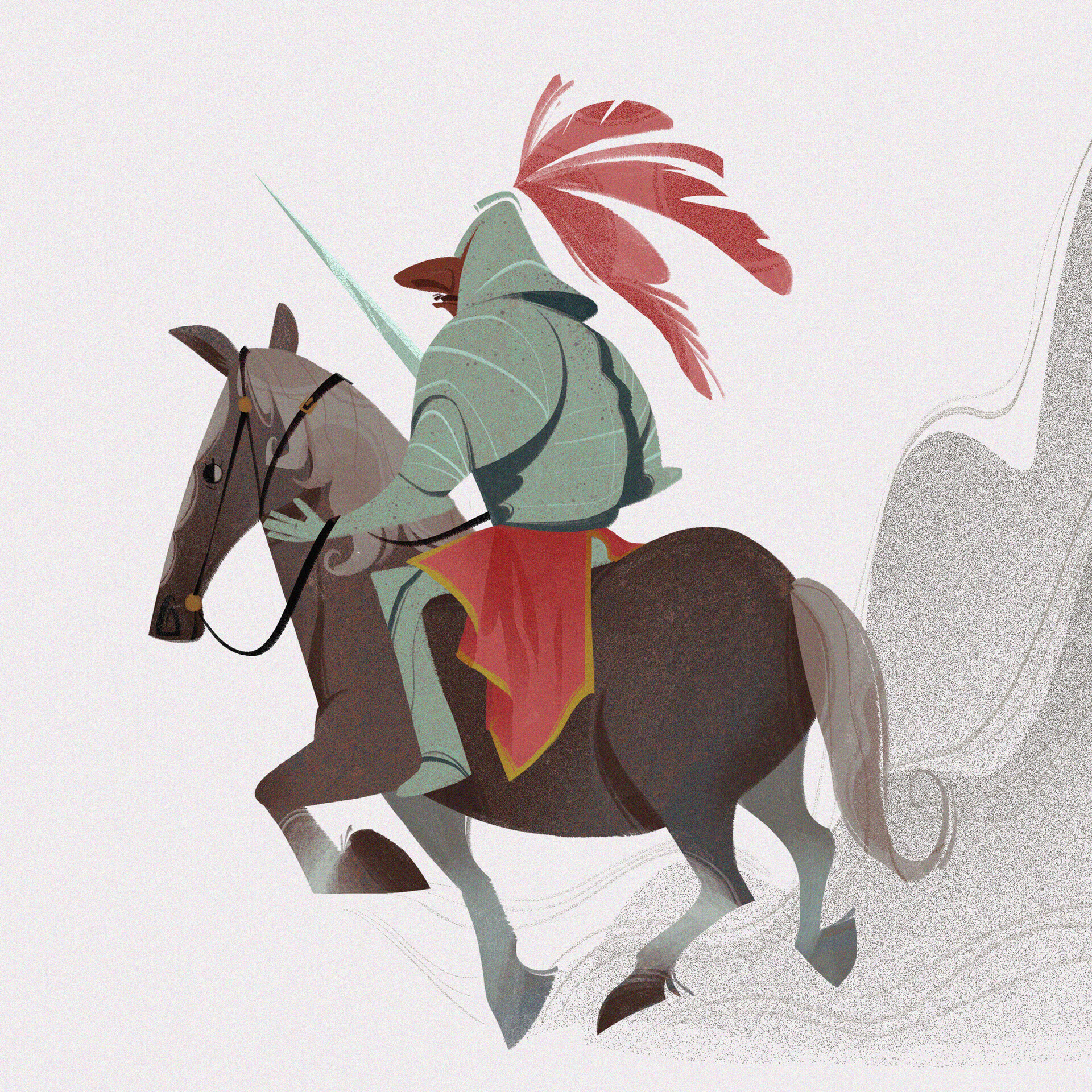 ArtStation - Riding a horse