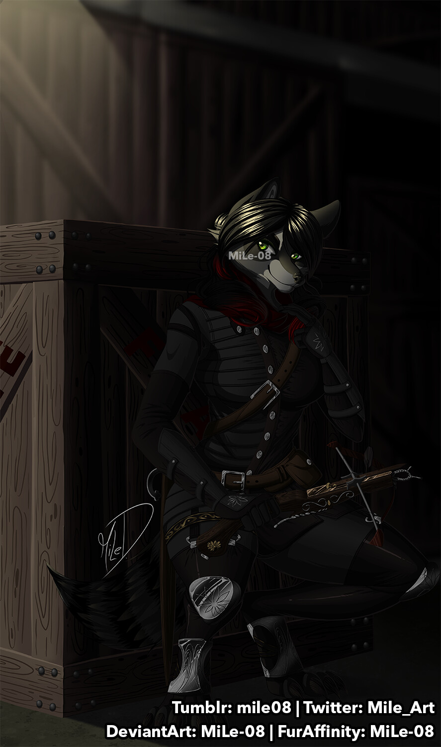 ArtStation - Sneaky Girl 🦝