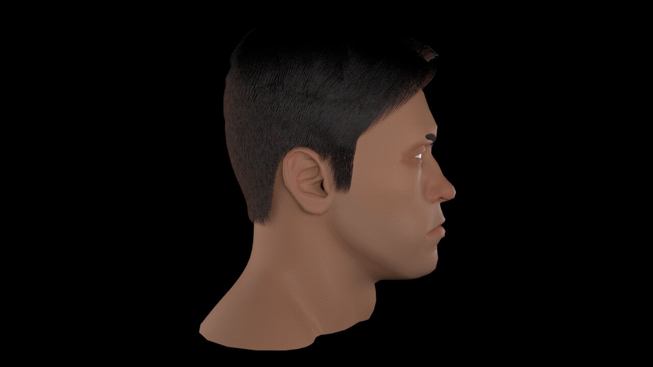 ArtStation - Arnold Schwarzenegger 3D Face Modeling