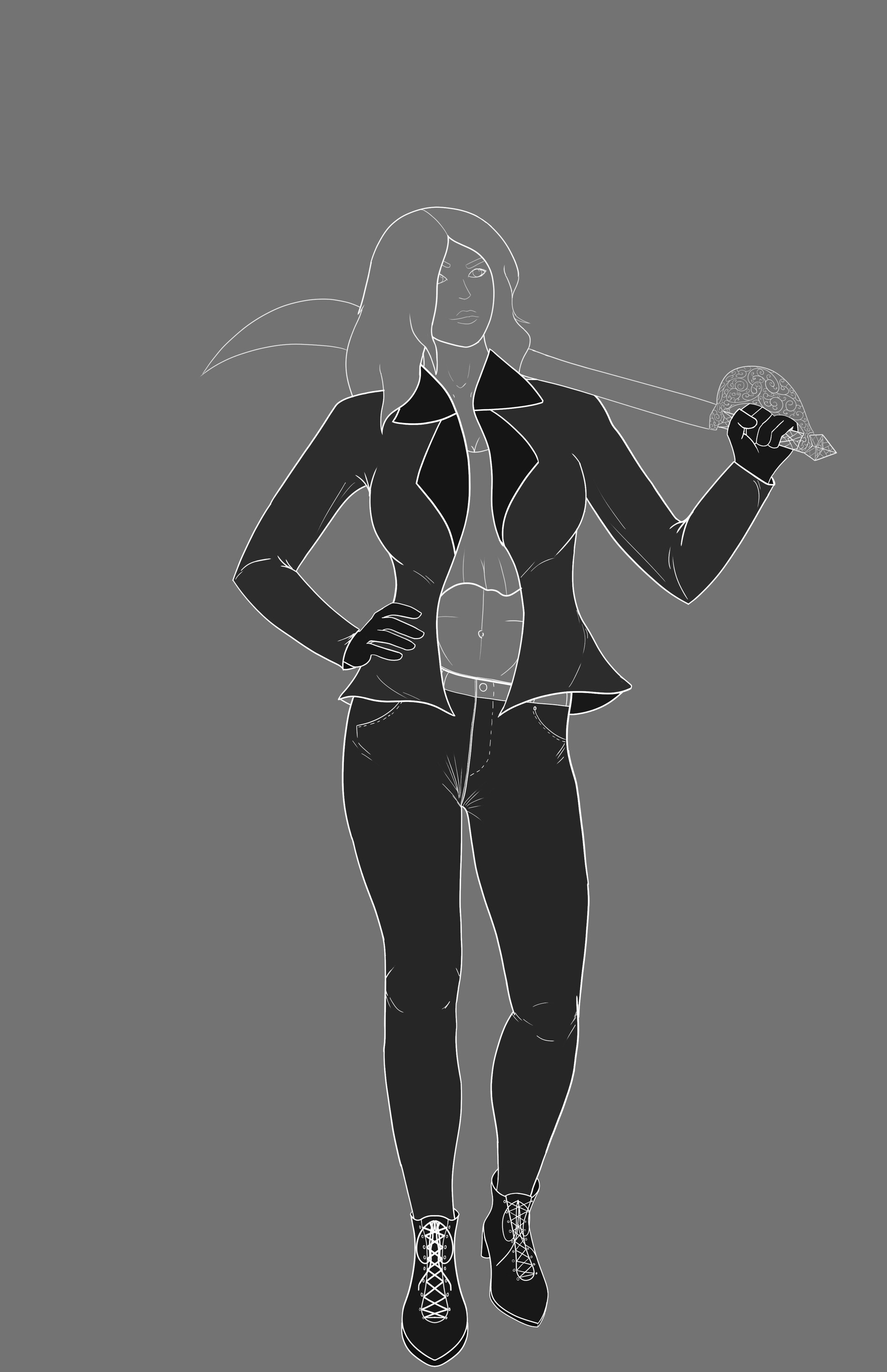 ArtStation - Woman with sword