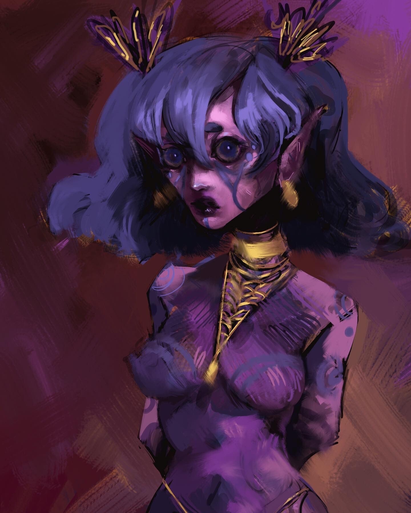 ArtStation - Dark Elf seductress