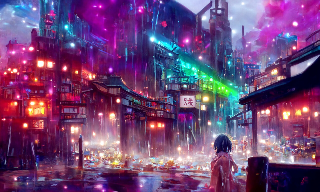 ArtStation - Magic under the rain