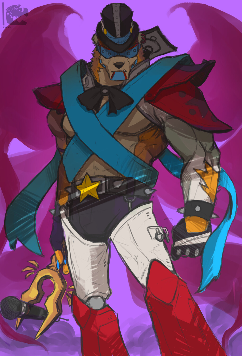 ArtStation - [Comm] FNAF Angels - Glamrocks set sketch