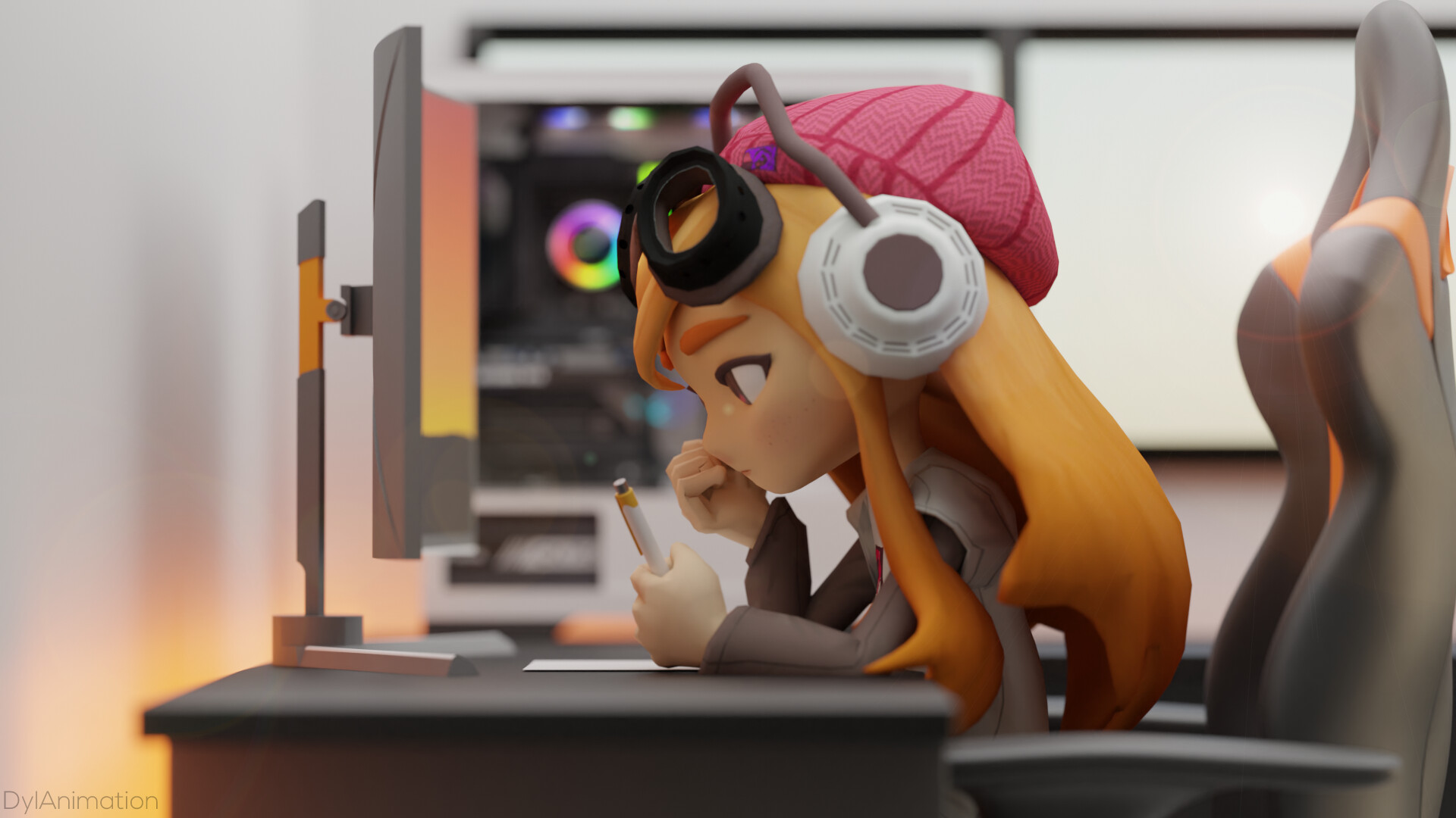 ArtStation - Lo-Fi Girl (Meggy Version)