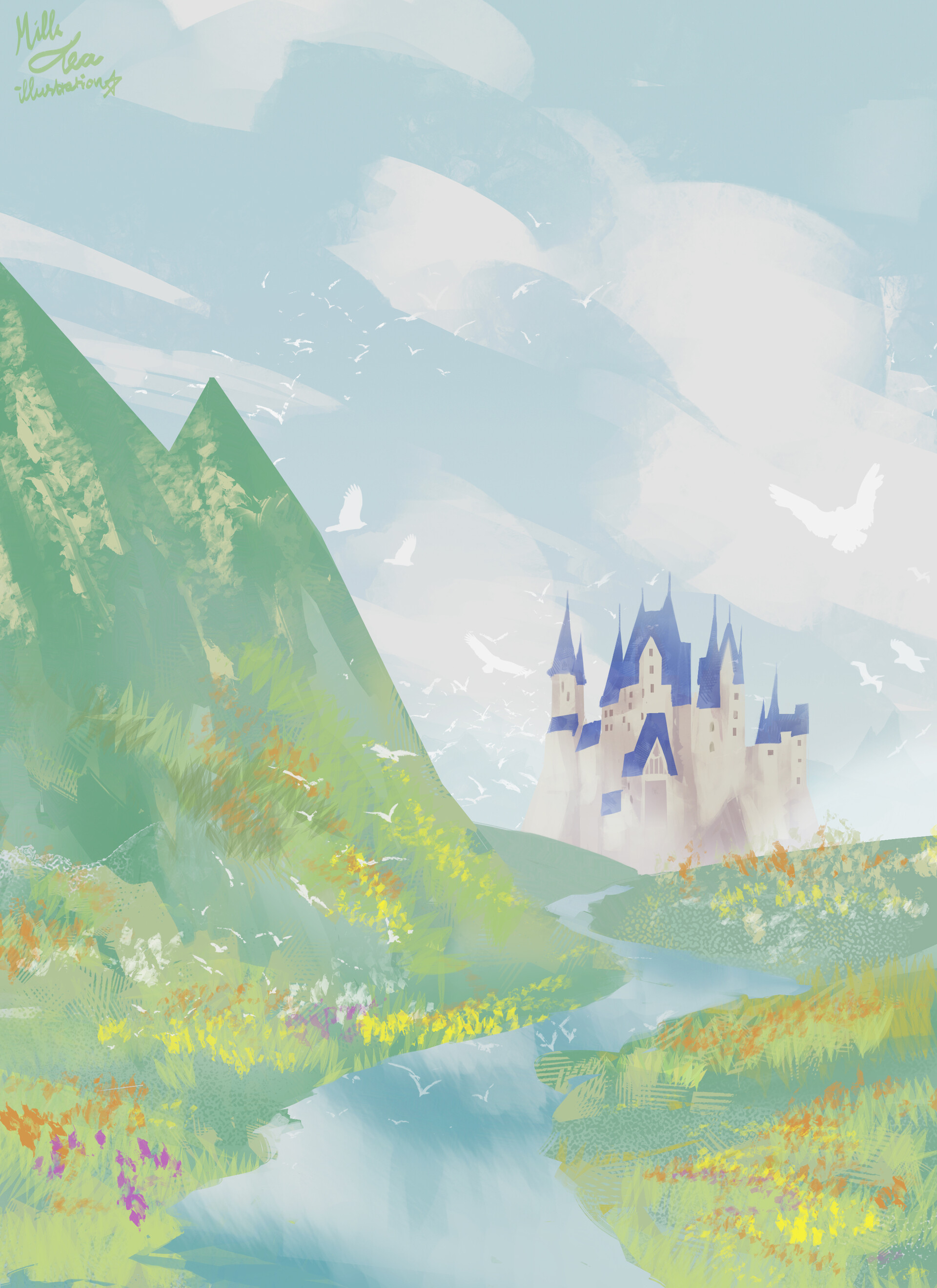 ArtStation - Castle from afar