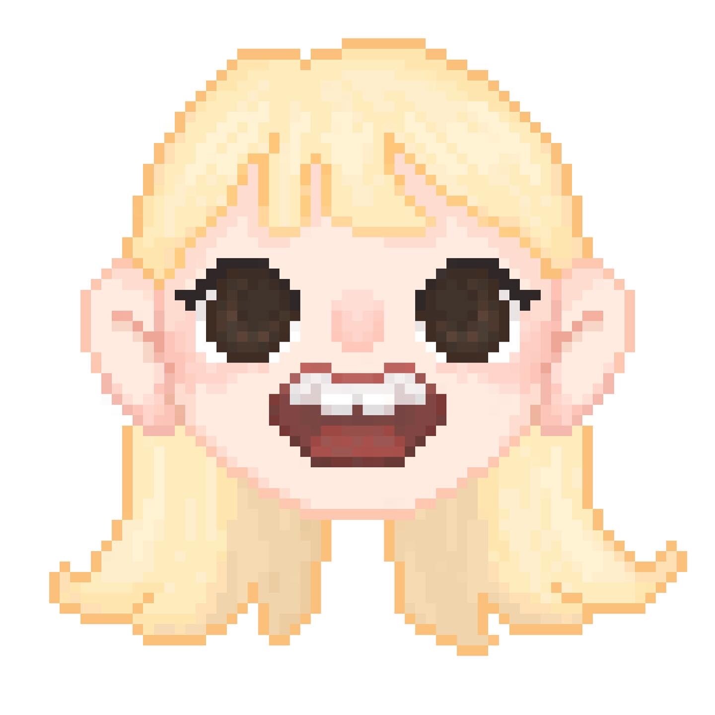 ArtStation - Pixel art self portrait