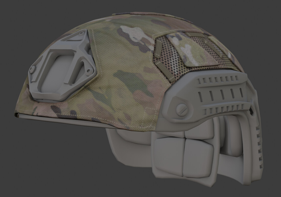 ArtStation - Ops-Core FAST SF Helmet Cover + Ops Core Fast MT/Super ...