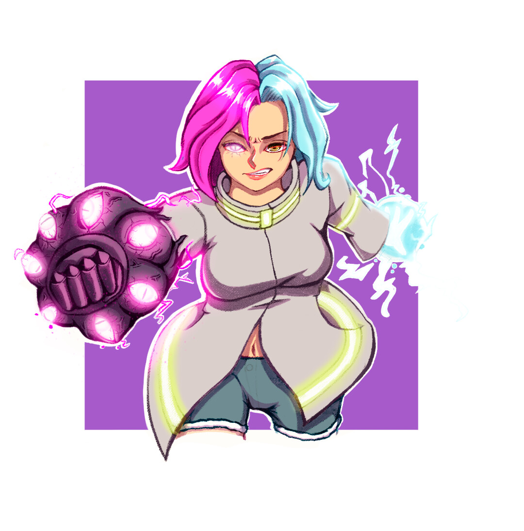ArtStation - Eletric Girl