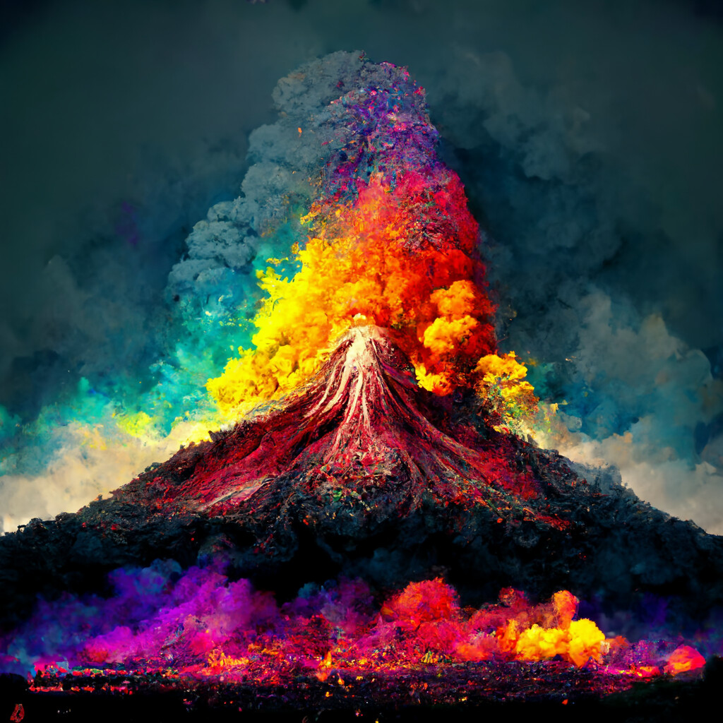 ArtStation - Volcanic eruption