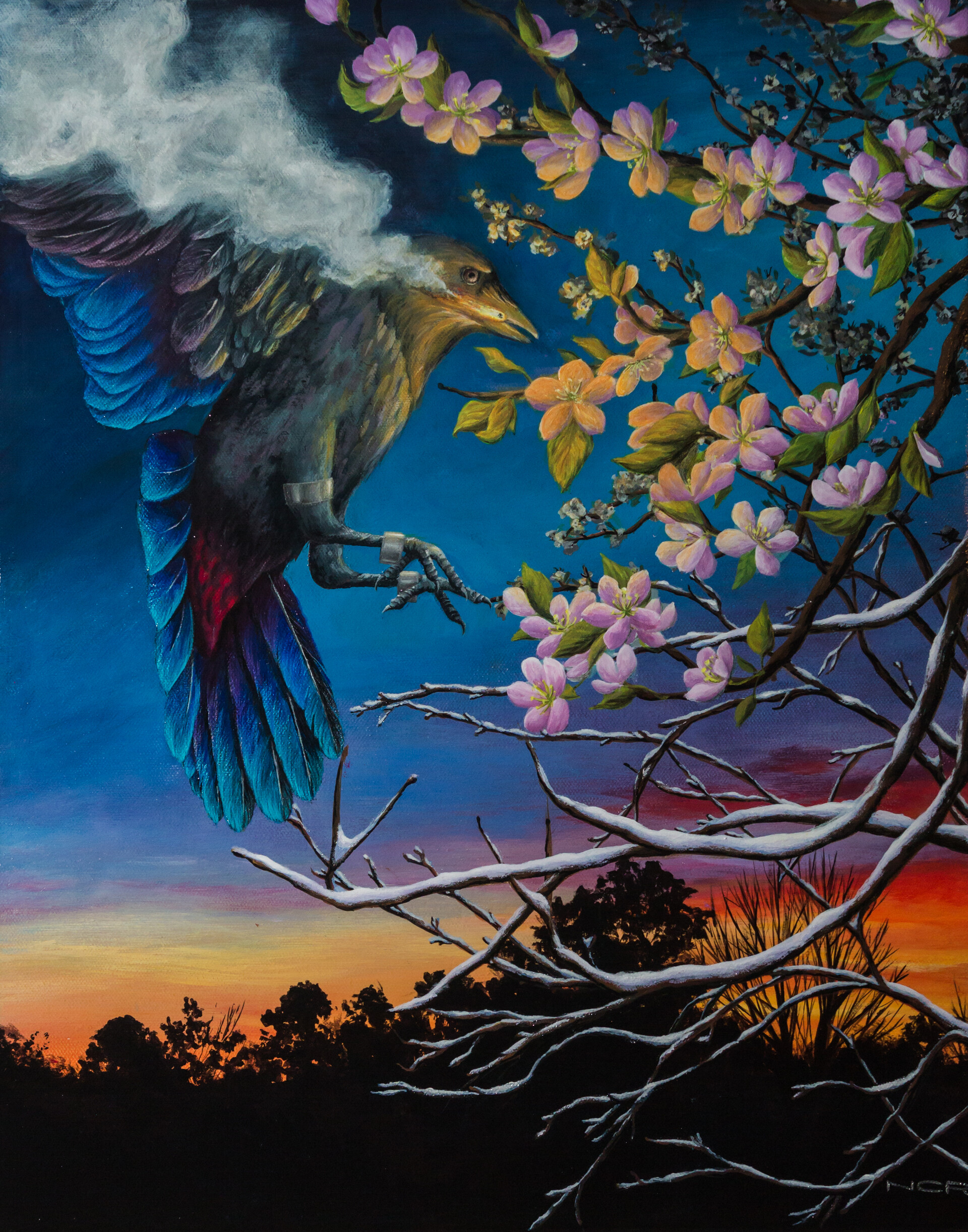 ArtStation - Rainbow Crow