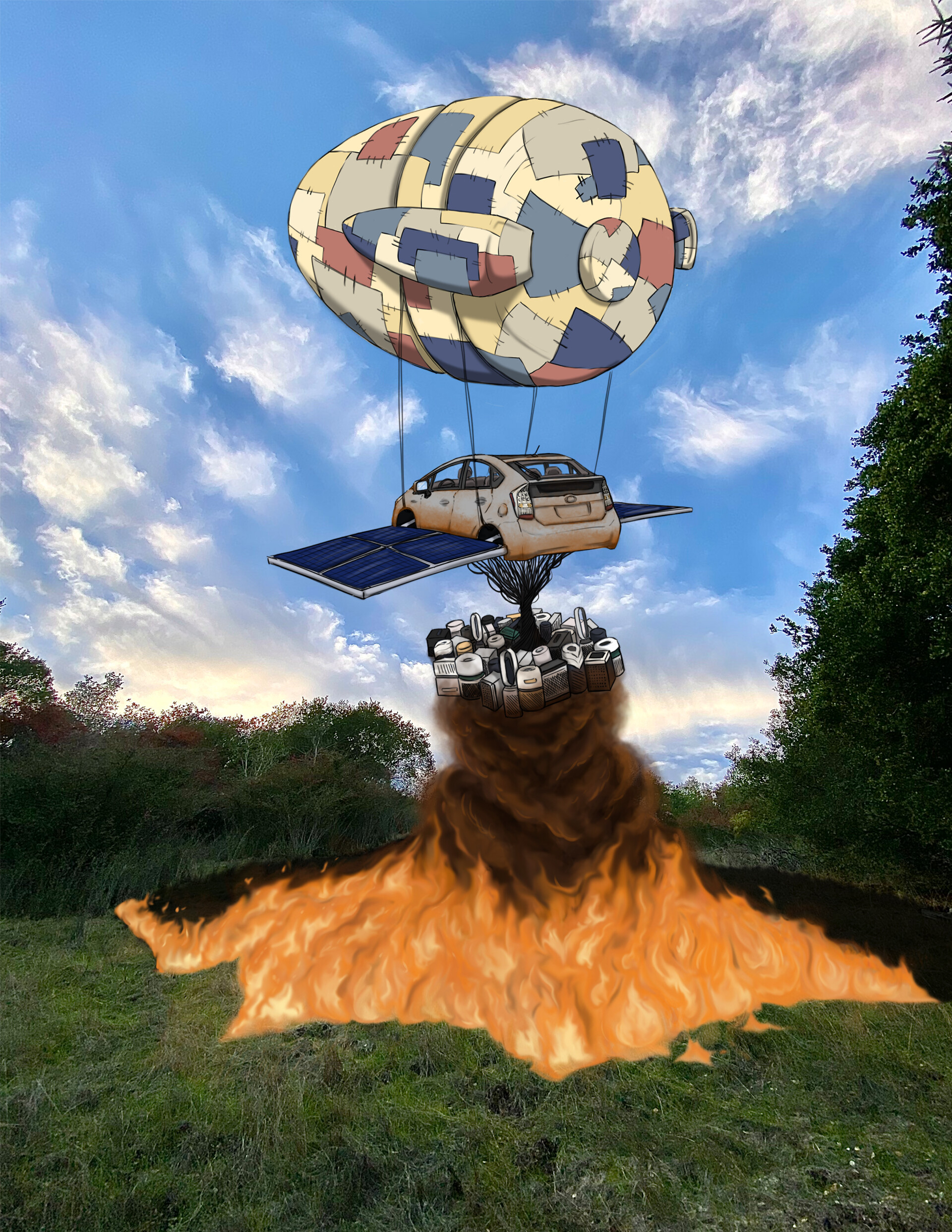 ArtStation - Solarpunk Forestation Concept Art