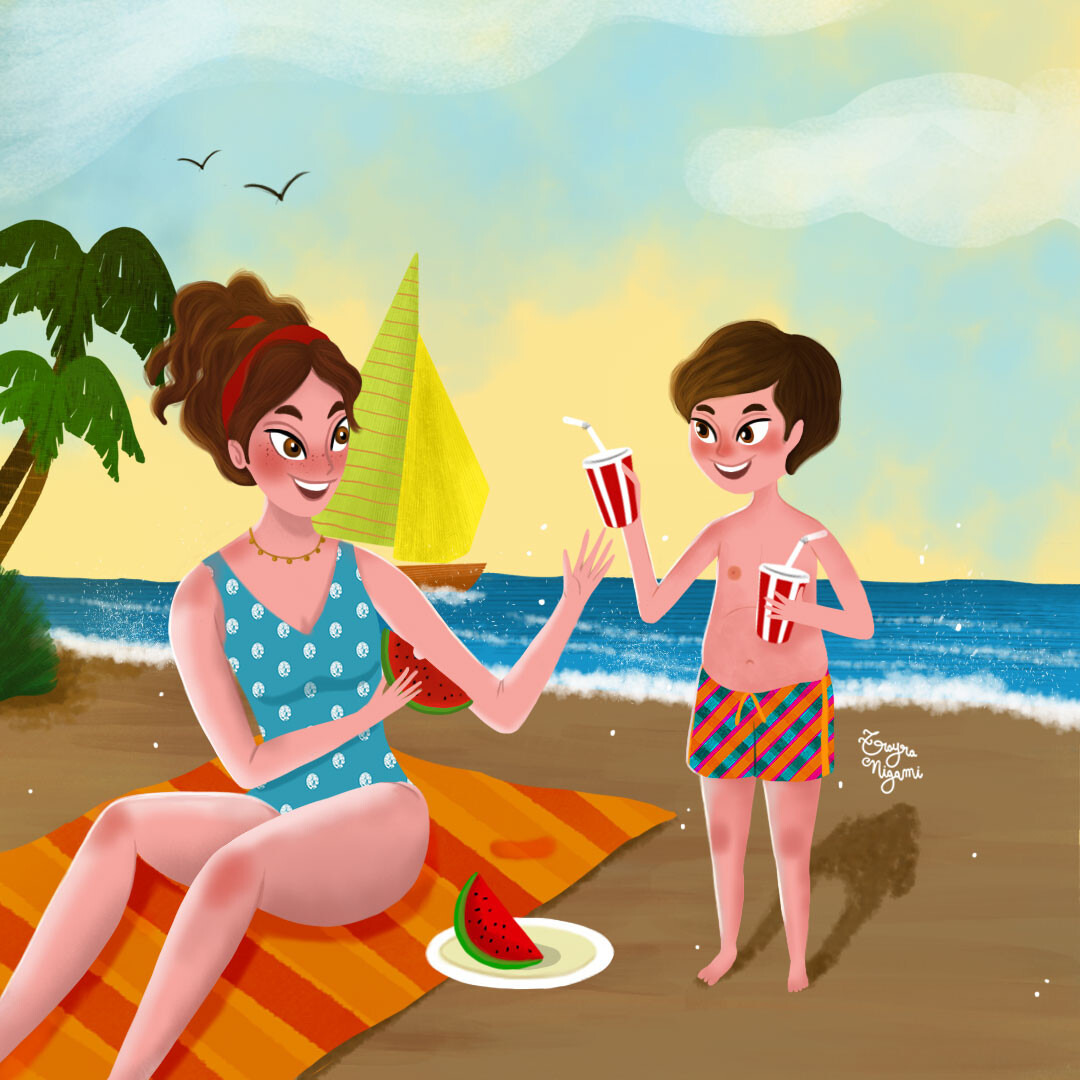 ArtStation - Beach Bash