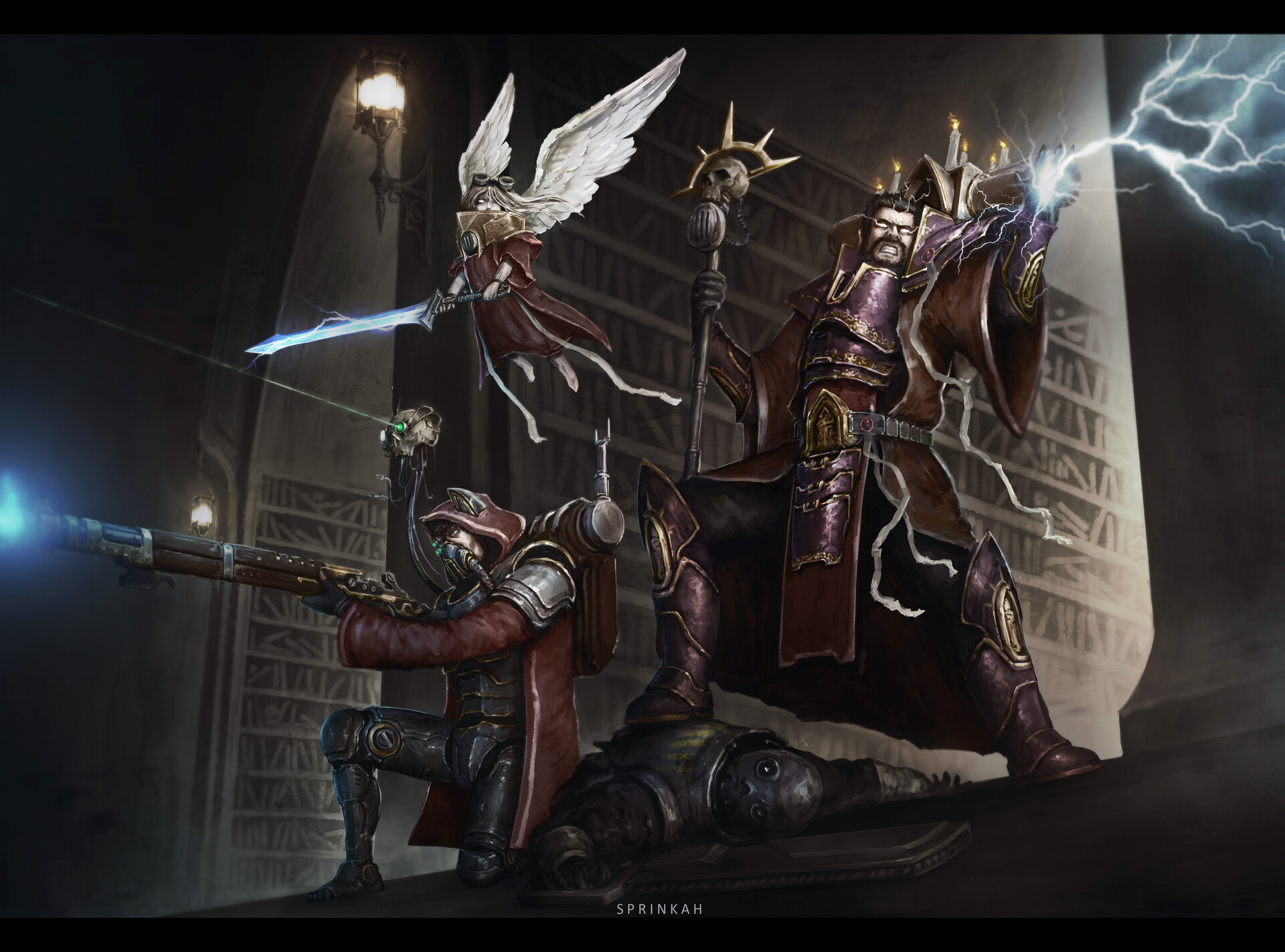 SprinKah - Commission - Adeptus Ridiculous Cohort