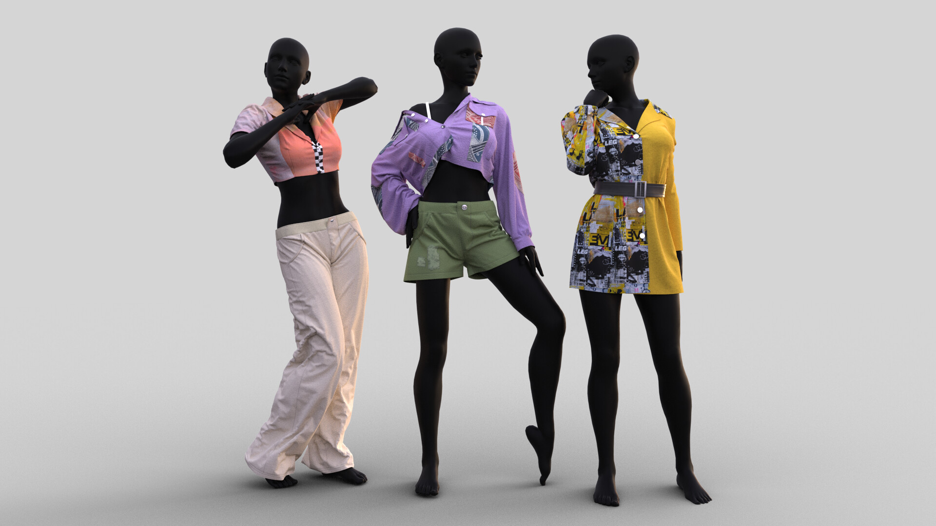 ArtStation - New Realistic Female Outfits