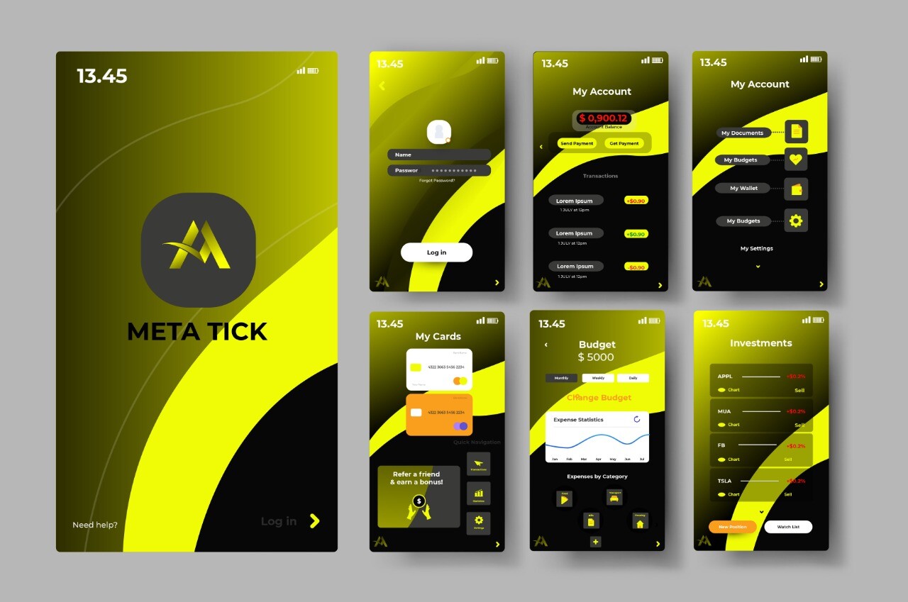 ArtStation - UI/UX designs