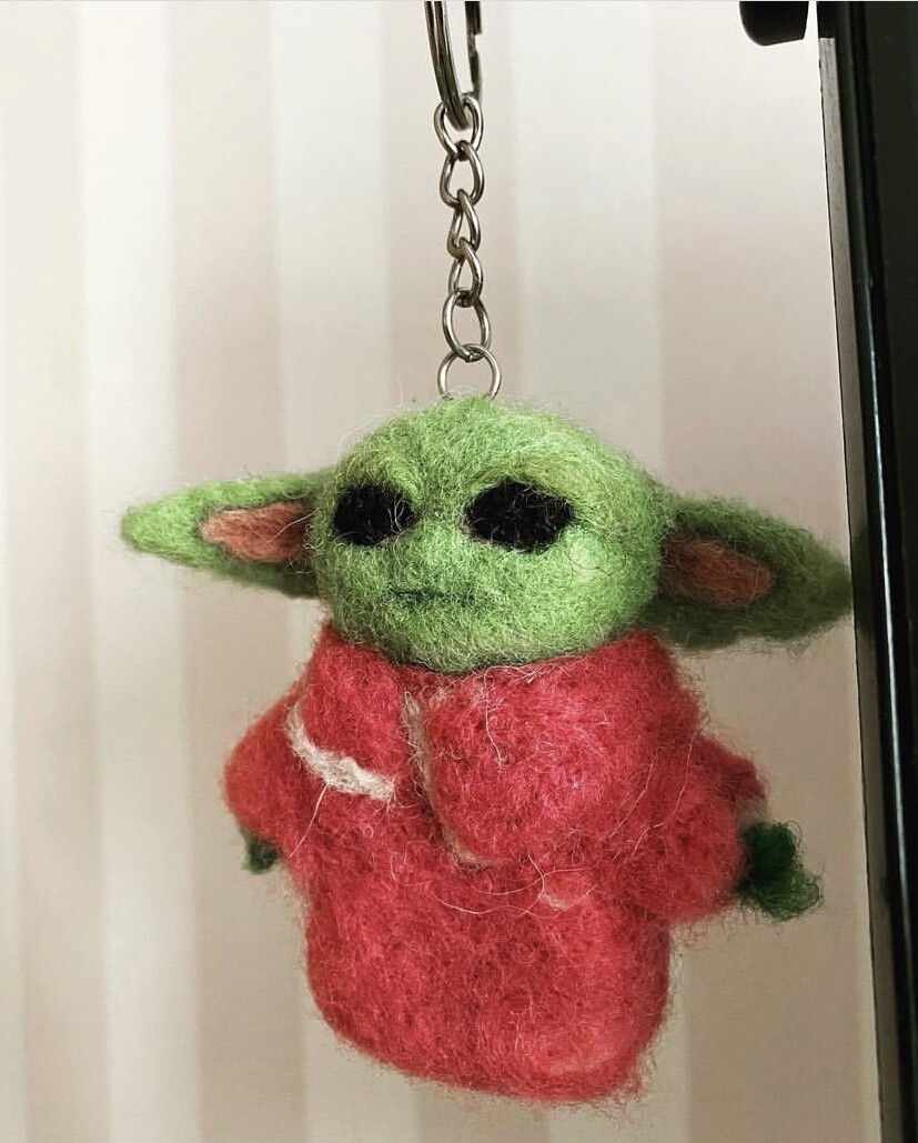 ArtStation - Hand made wool felted Yoda and tailored Pikachu☺️