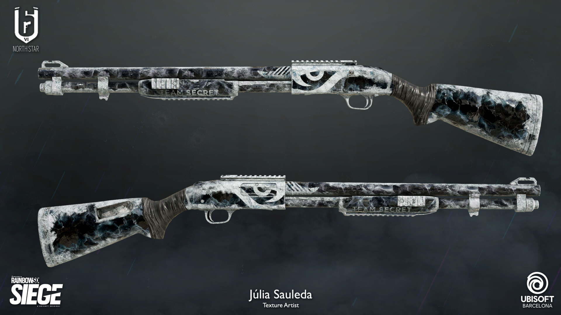 Júlia Sauleda - Rainbow Six Siege - Weapon Skins