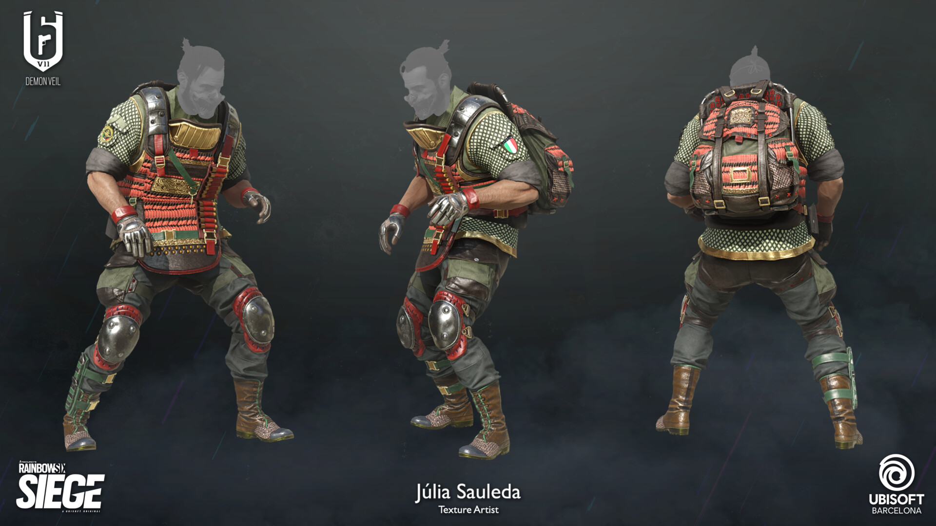 Júlia Sauleda - Rainbow Six Siege - Uniform Skins