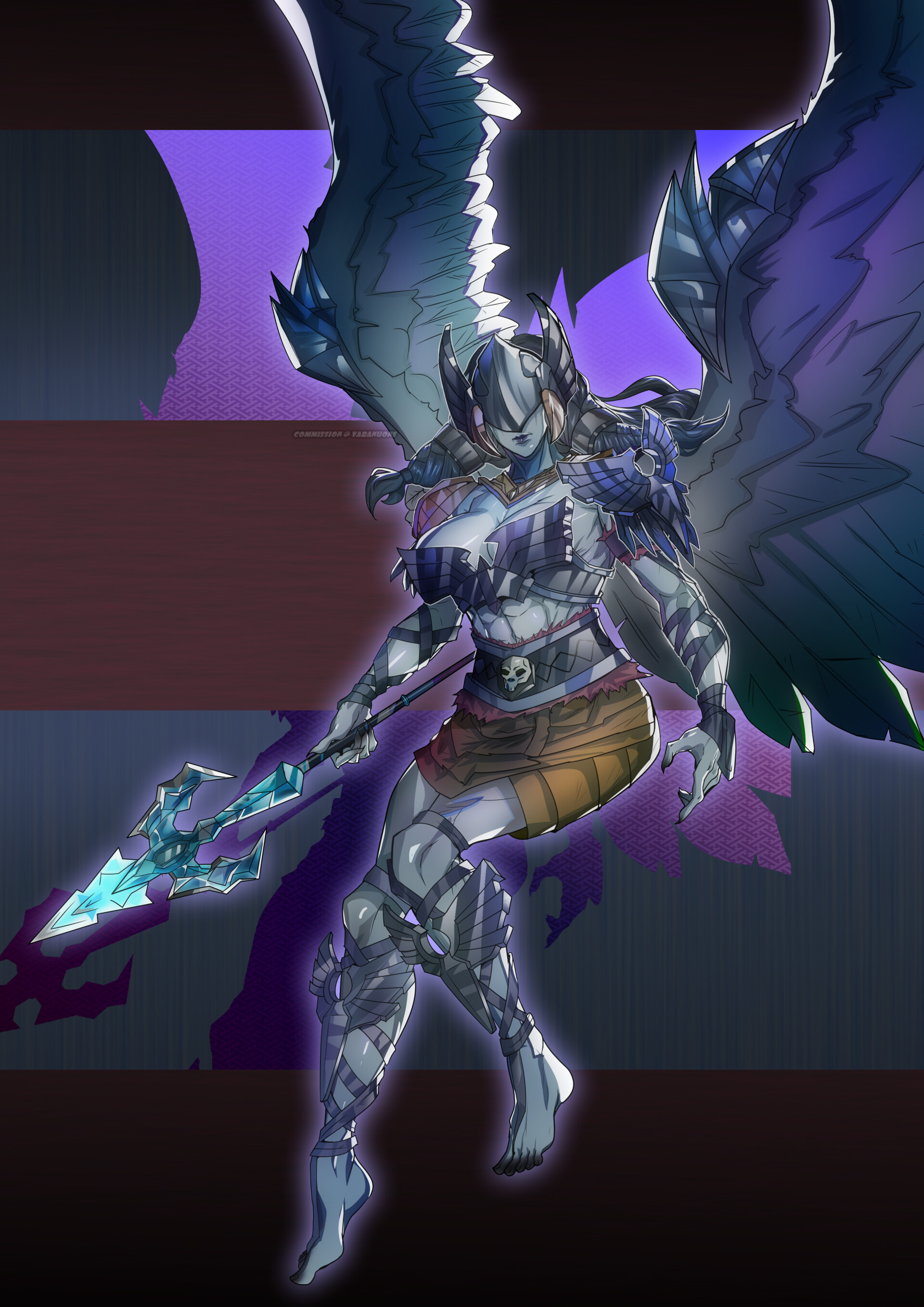 Chocho Julian - Warcraft Universe Dark Valkyrie Commission