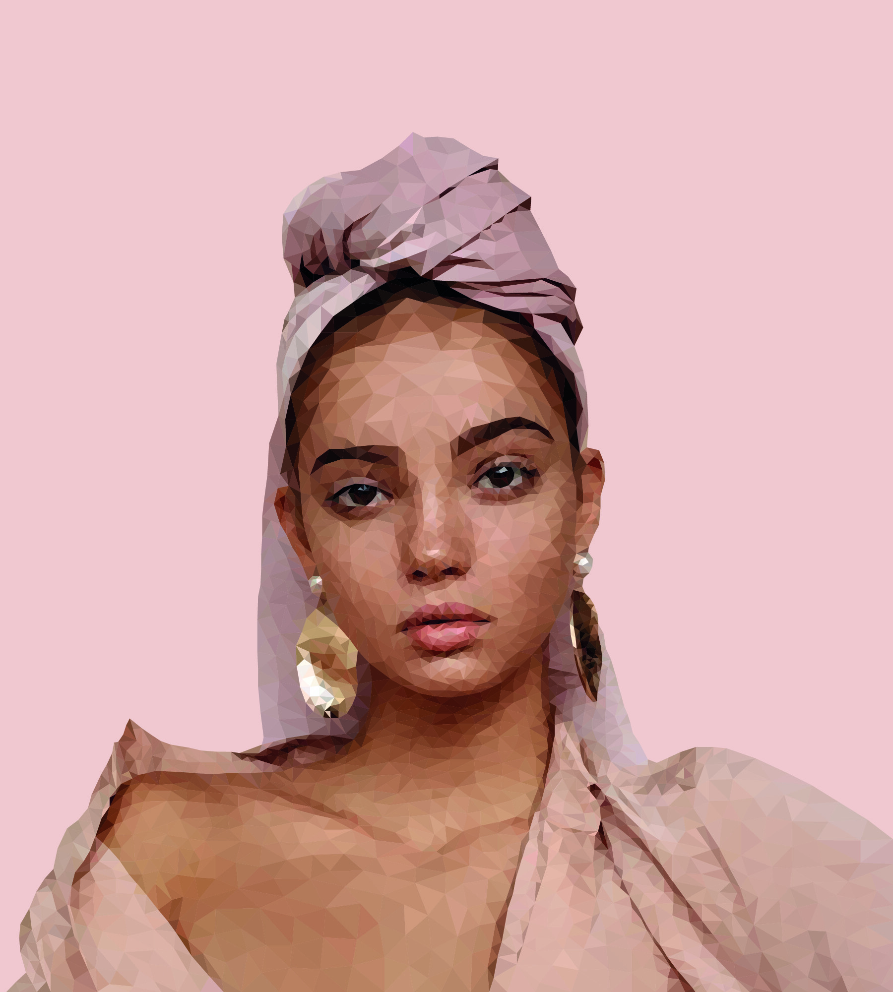 ArtStation - Portrait Low Poly