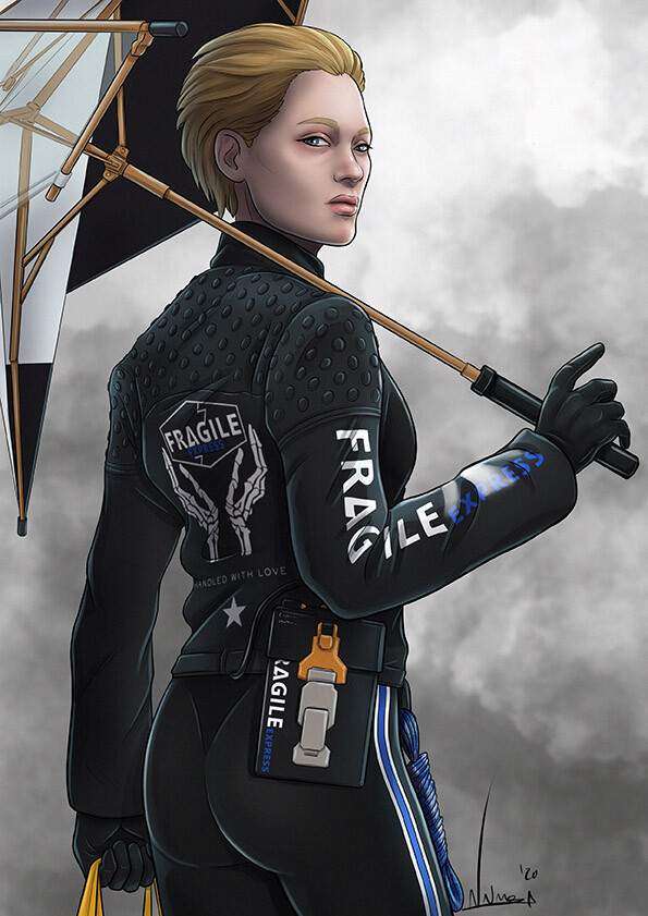 ArtStation - Fragile - Death Stranding Fanart