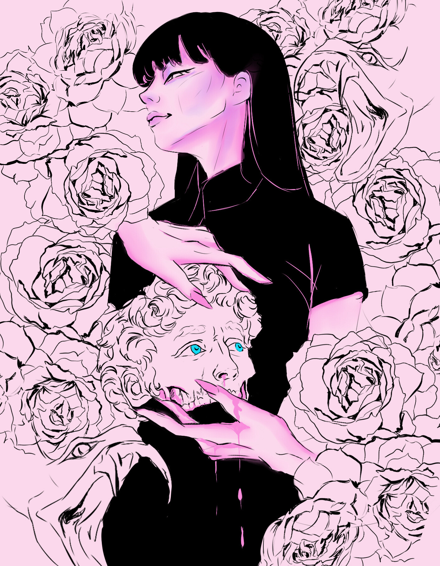 ArtStation - Horror in Pink