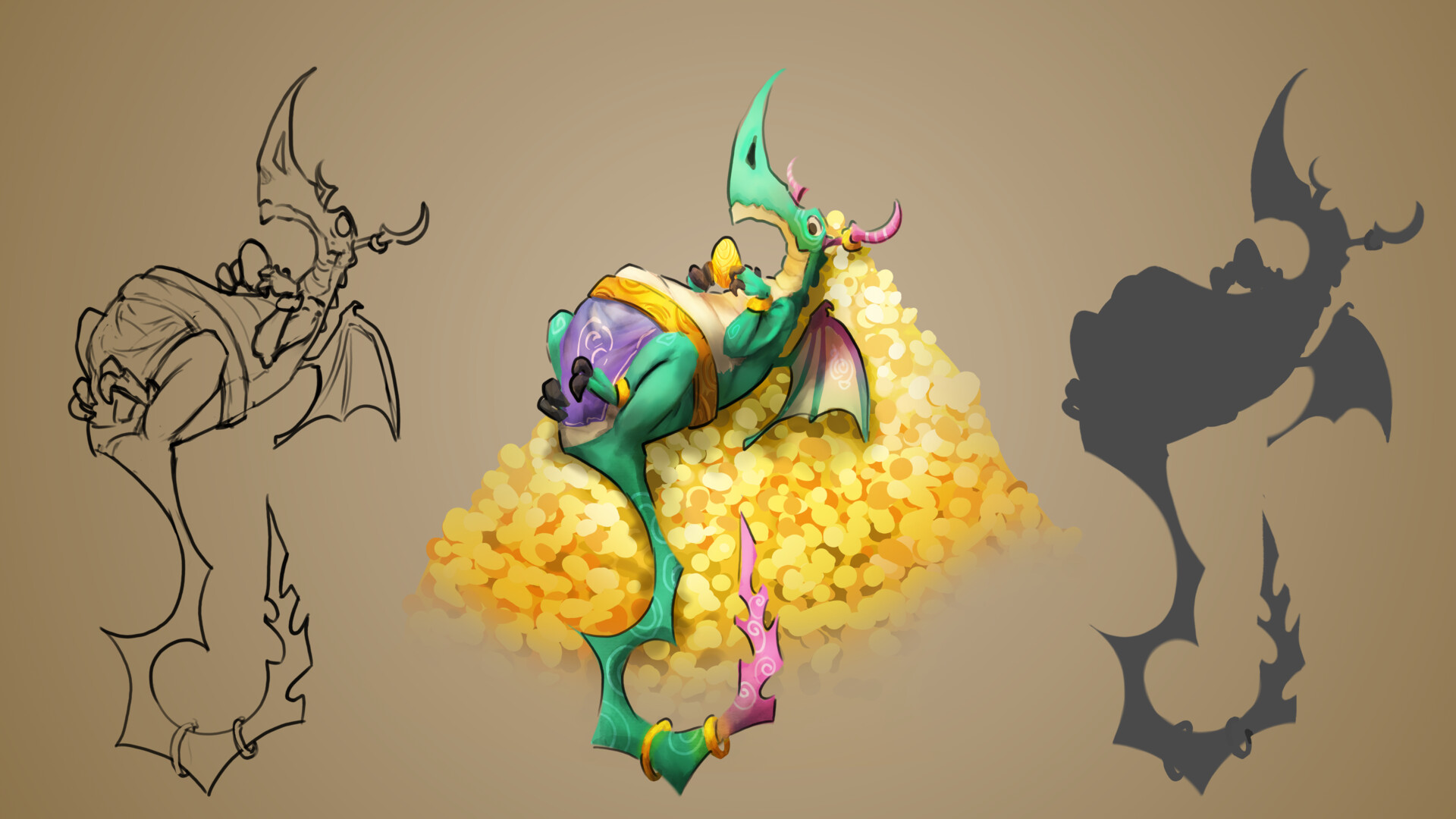 Aditya Rane - Dragon #8 - Goldie